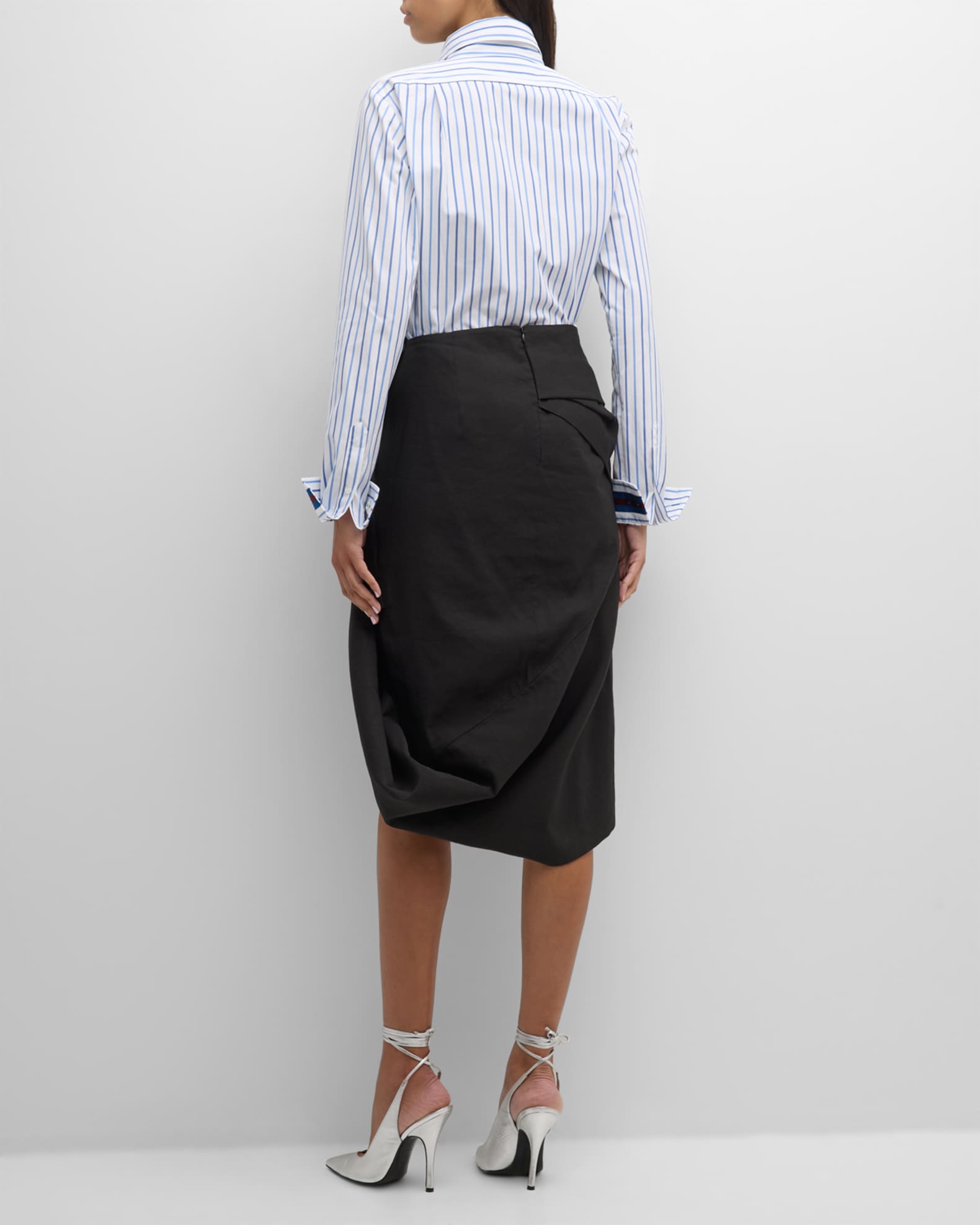 Dries Van Noten Sispy Tiered Ruffle Wrap Skirt | Neiman Marcus