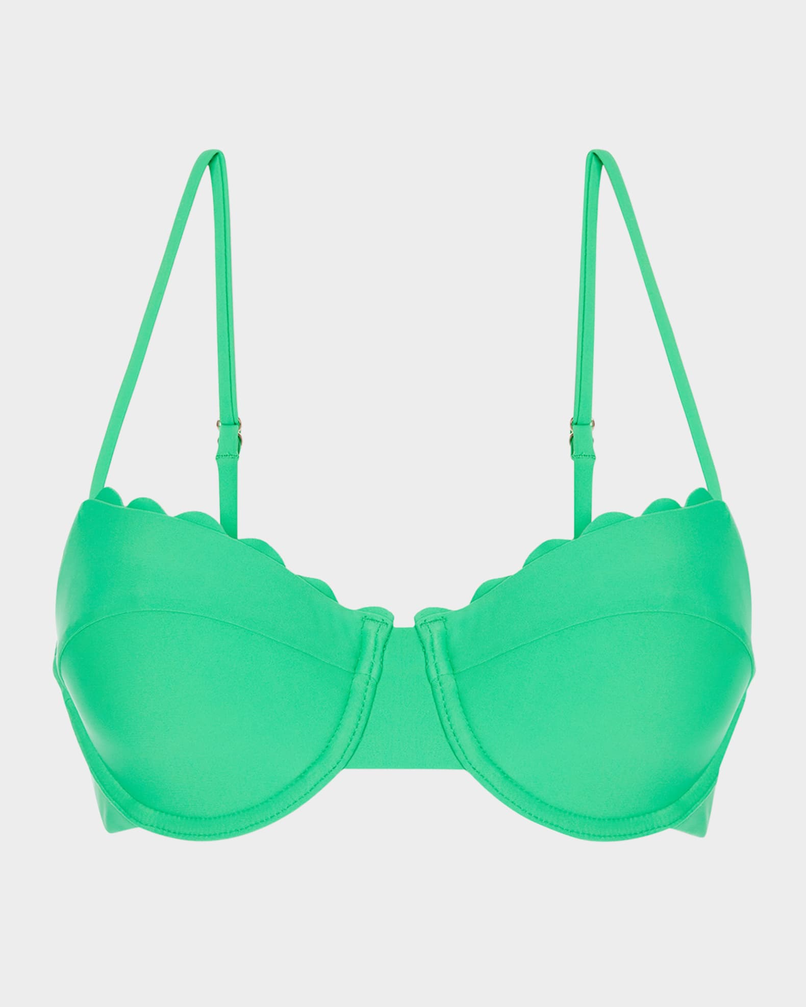 Ramy Brook Leyla Scallop Bikini Top | Neiman Marcus