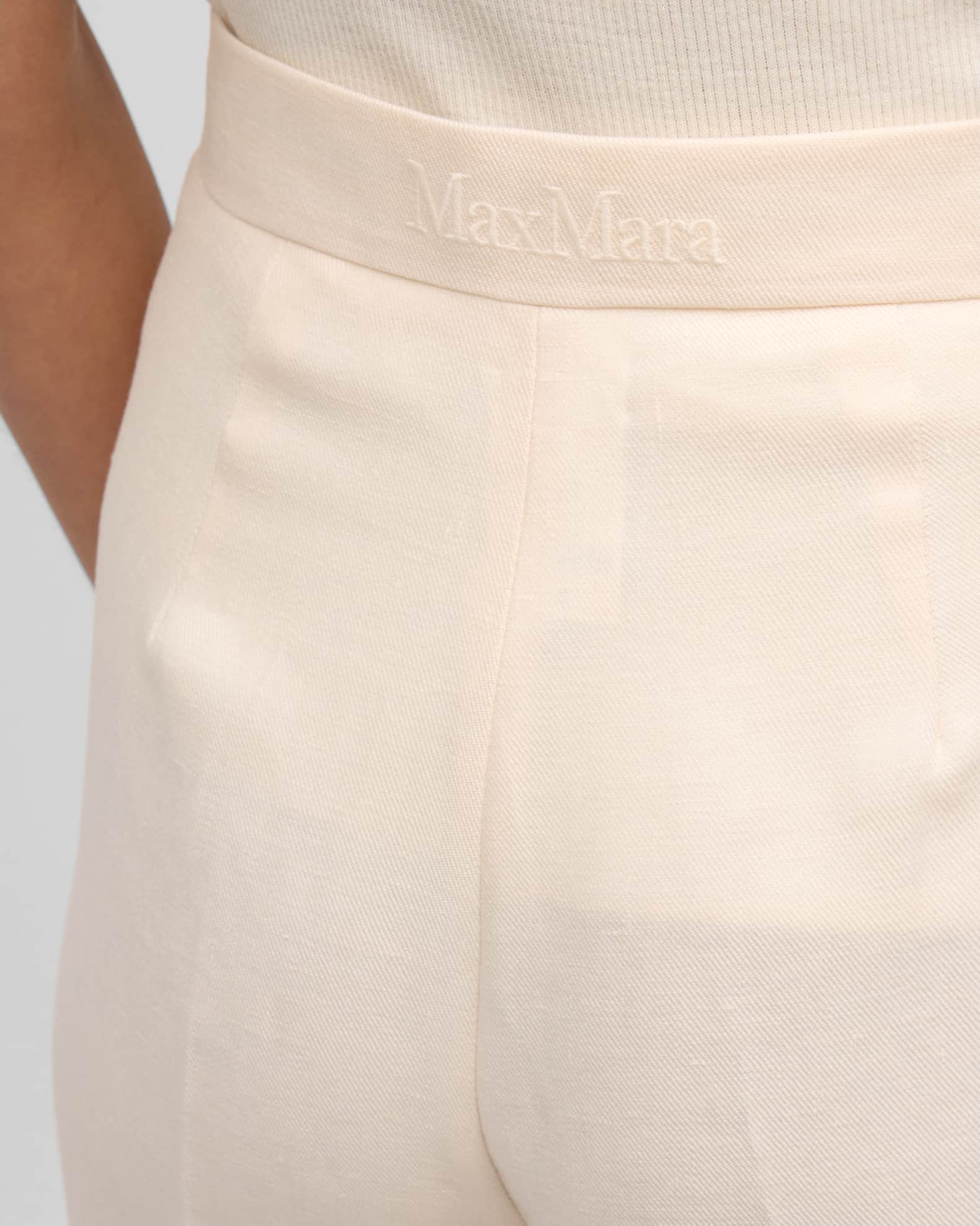 Max Mara Hangar High-Rise Wide-Leg Pants | Neiman Marcus