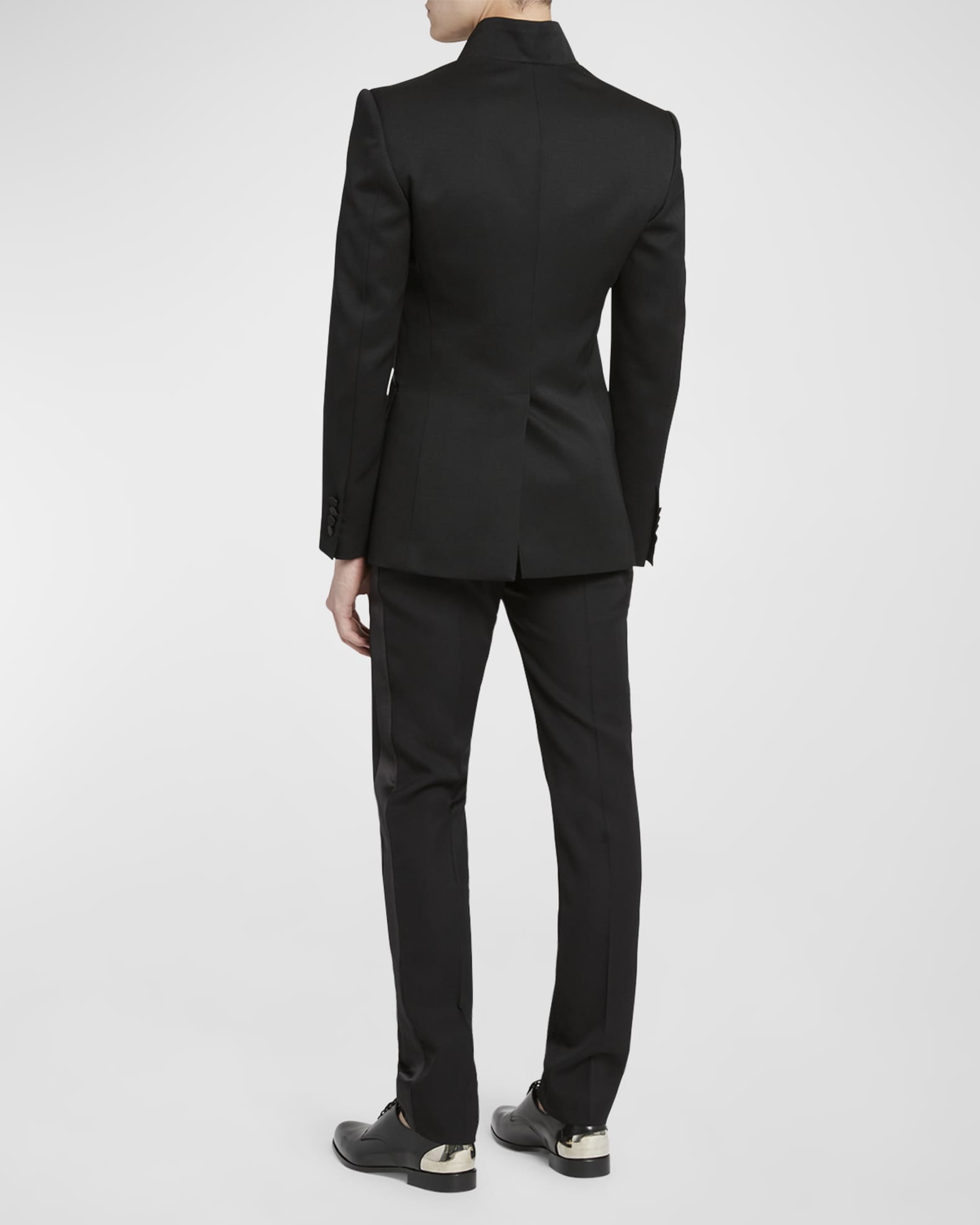 Alexander McQueen Men's Twisted Reverse Tuxedo Jacket | Neiman Marcus