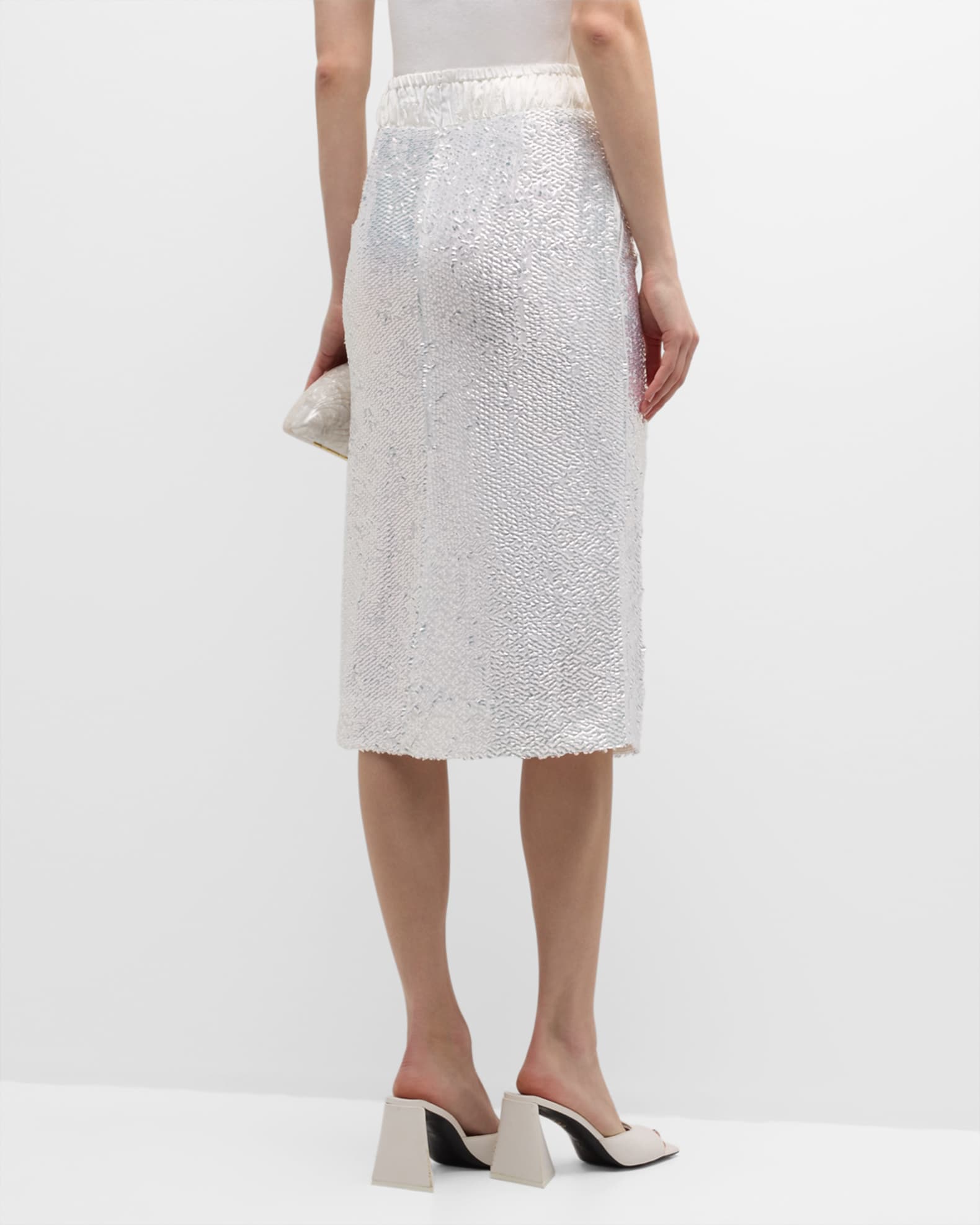 RECTO Sequined Midi Skirt | Neiman Marcus