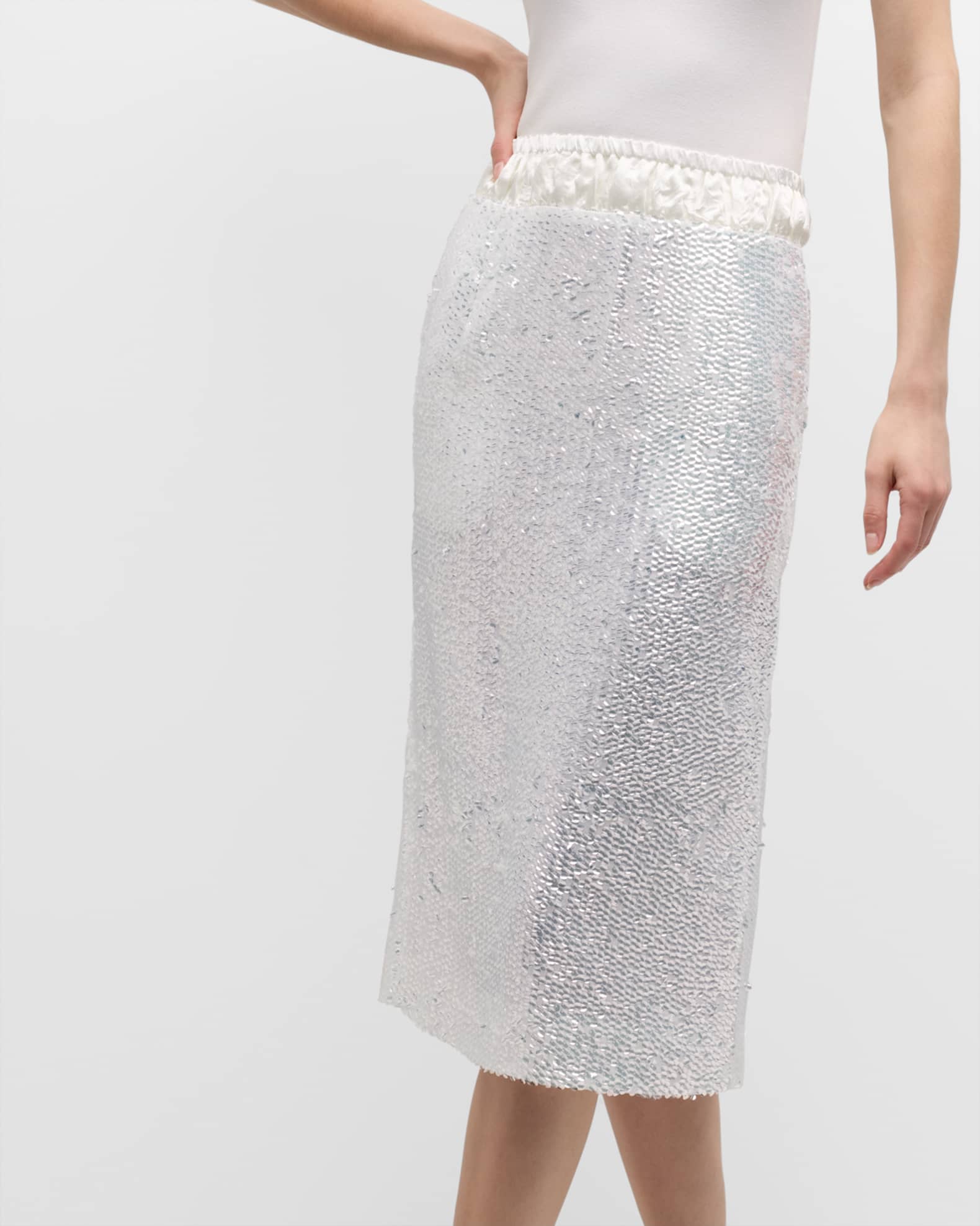RECTO Sequined Midi Skirt | Neiman Marcus