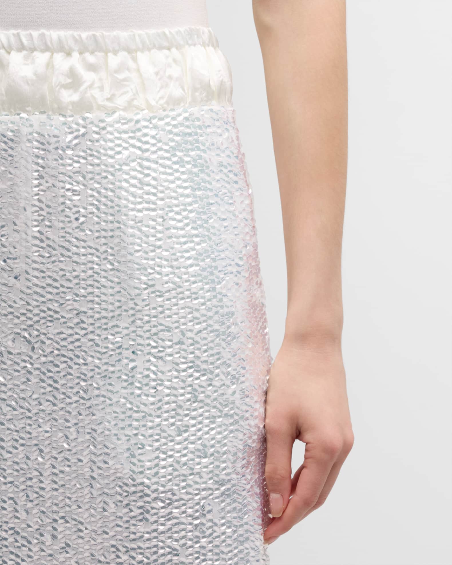 RECTO Sequined Midi Skirt | Neiman Marcus