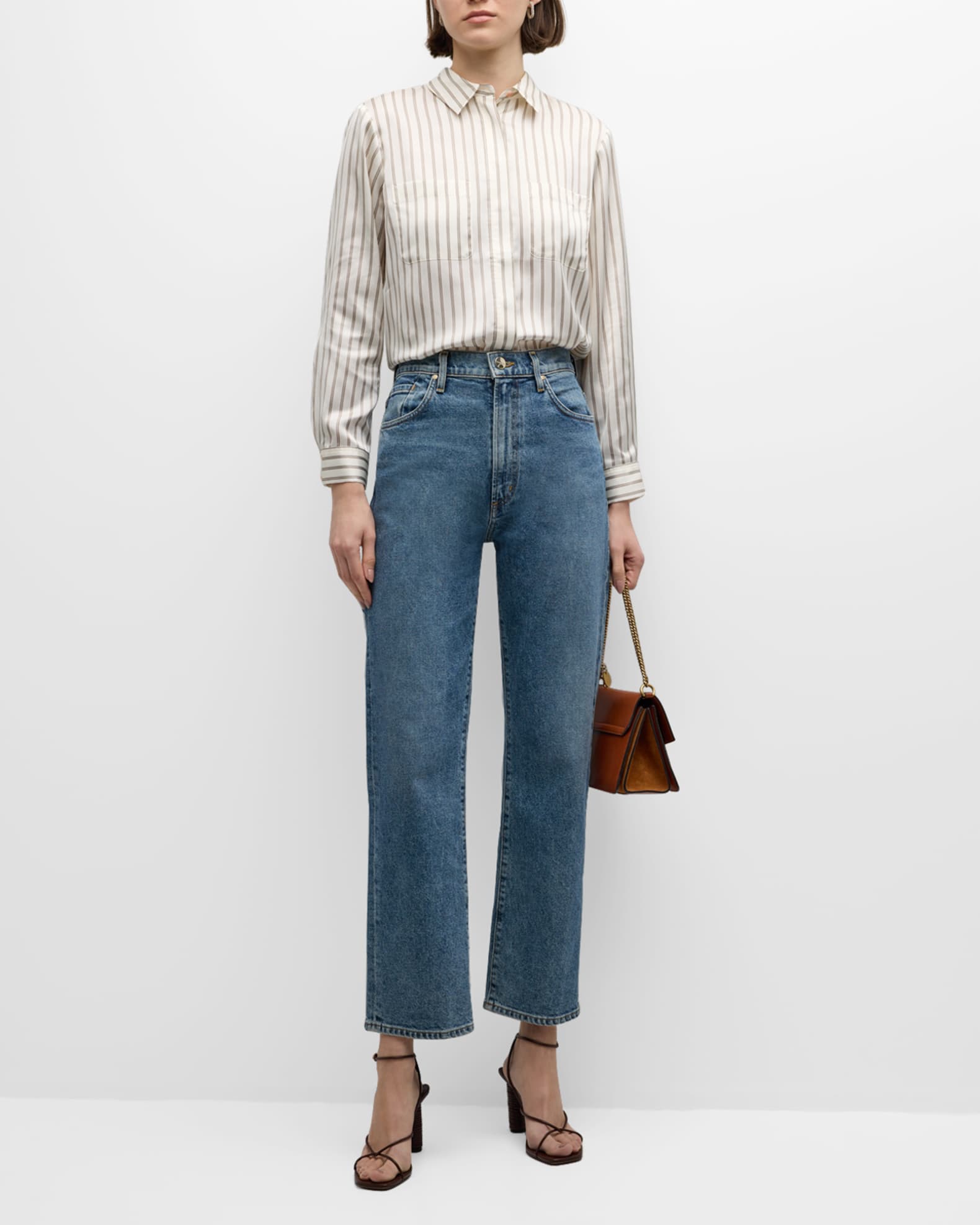 FRAME Slim Pocket Shirt | Neiman Marcus