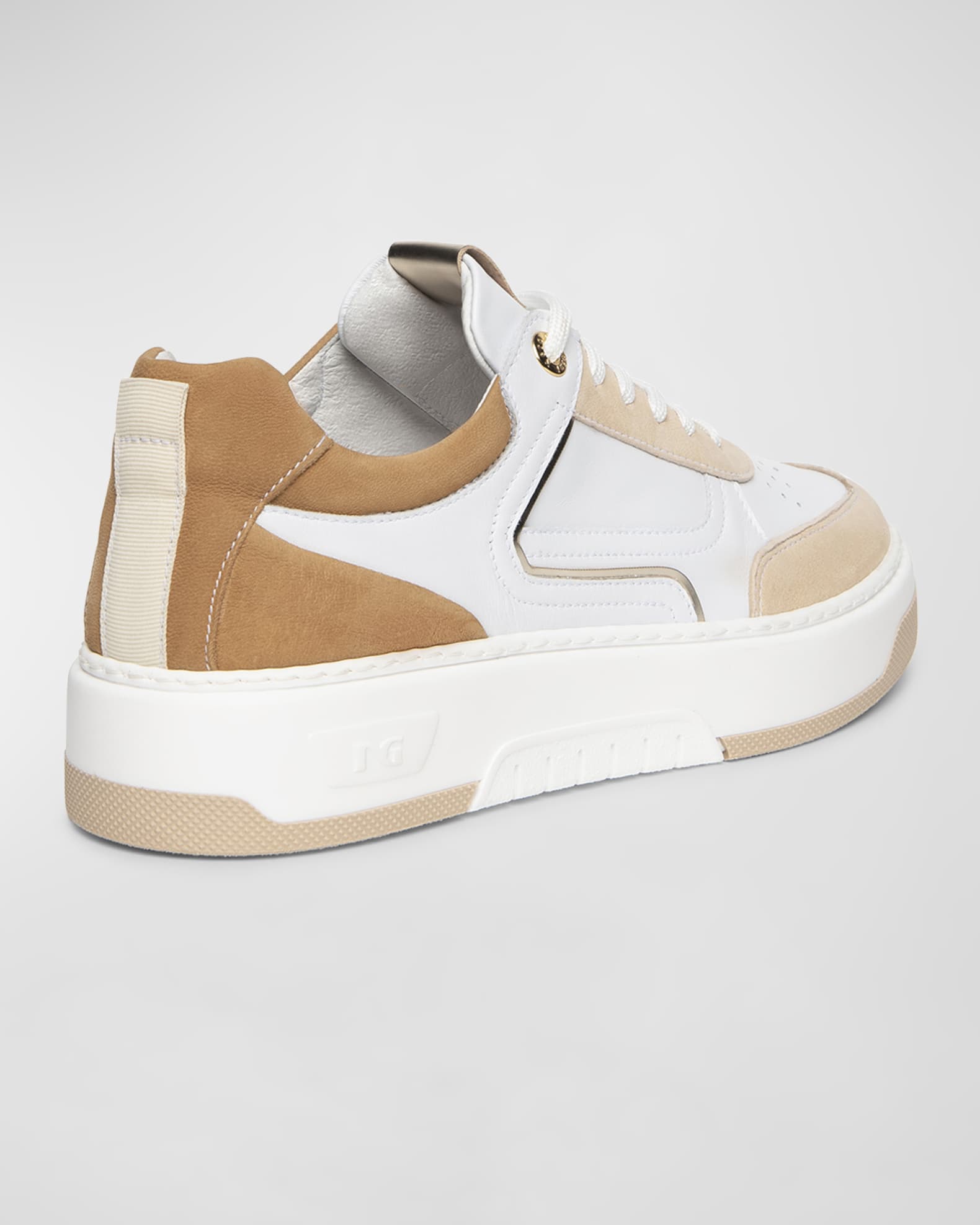 NeroGiardini Colorblock Clean Retro Low-Top Sneakers | Neiman Marcus