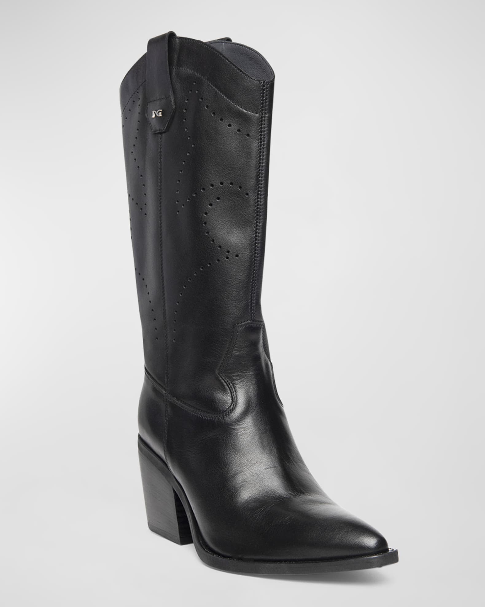 NeroGiardini Texan Leather Cowboy Boots | Neiman Marcus