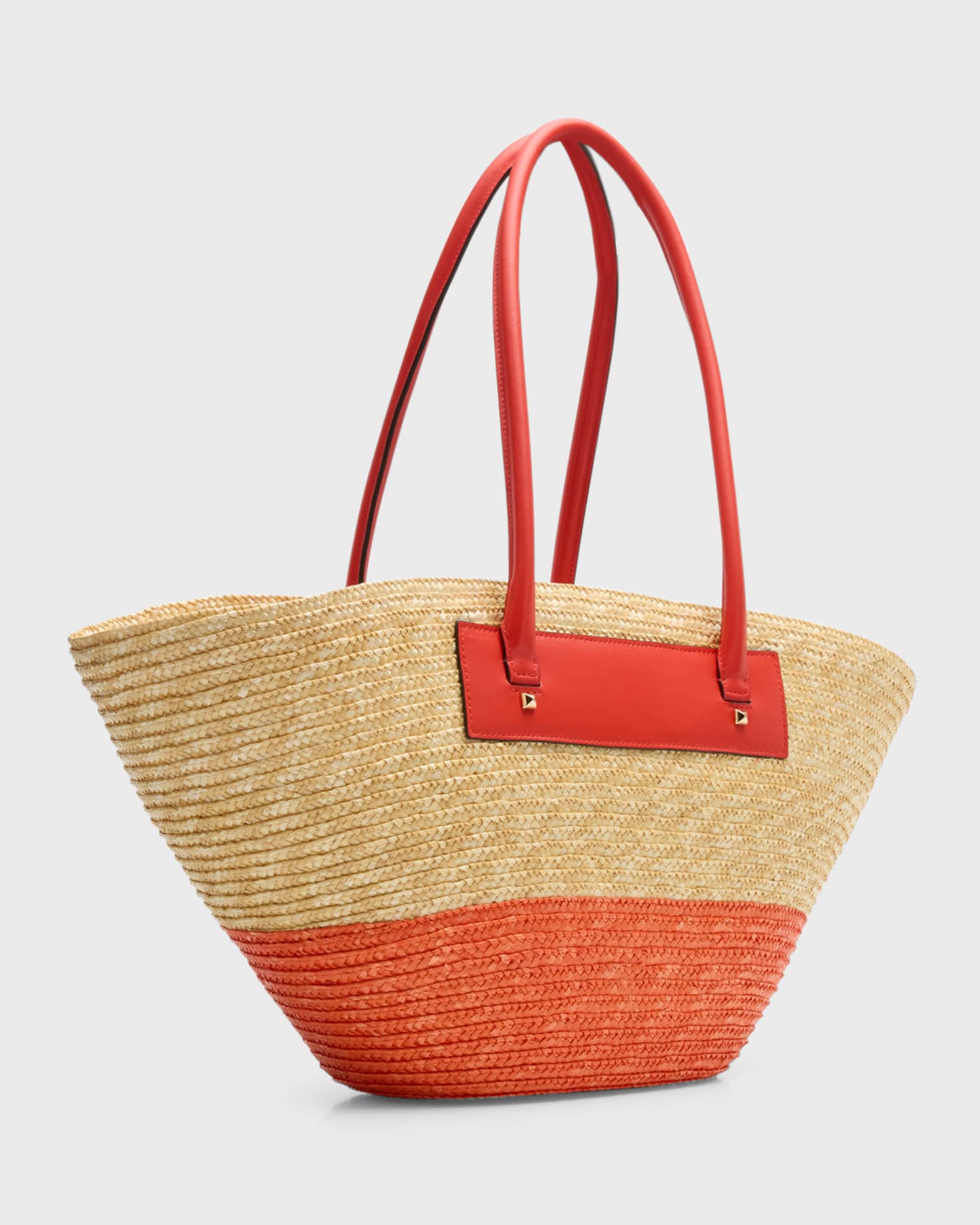 Jimmy Choo Medium Beach Basket Tote Bag | Neiman Marcus