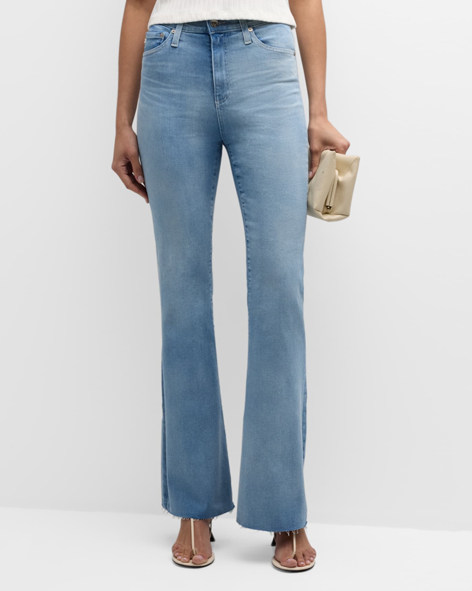 AG Jeans Madi High Rise Flare Jeans | Neiman Marcus