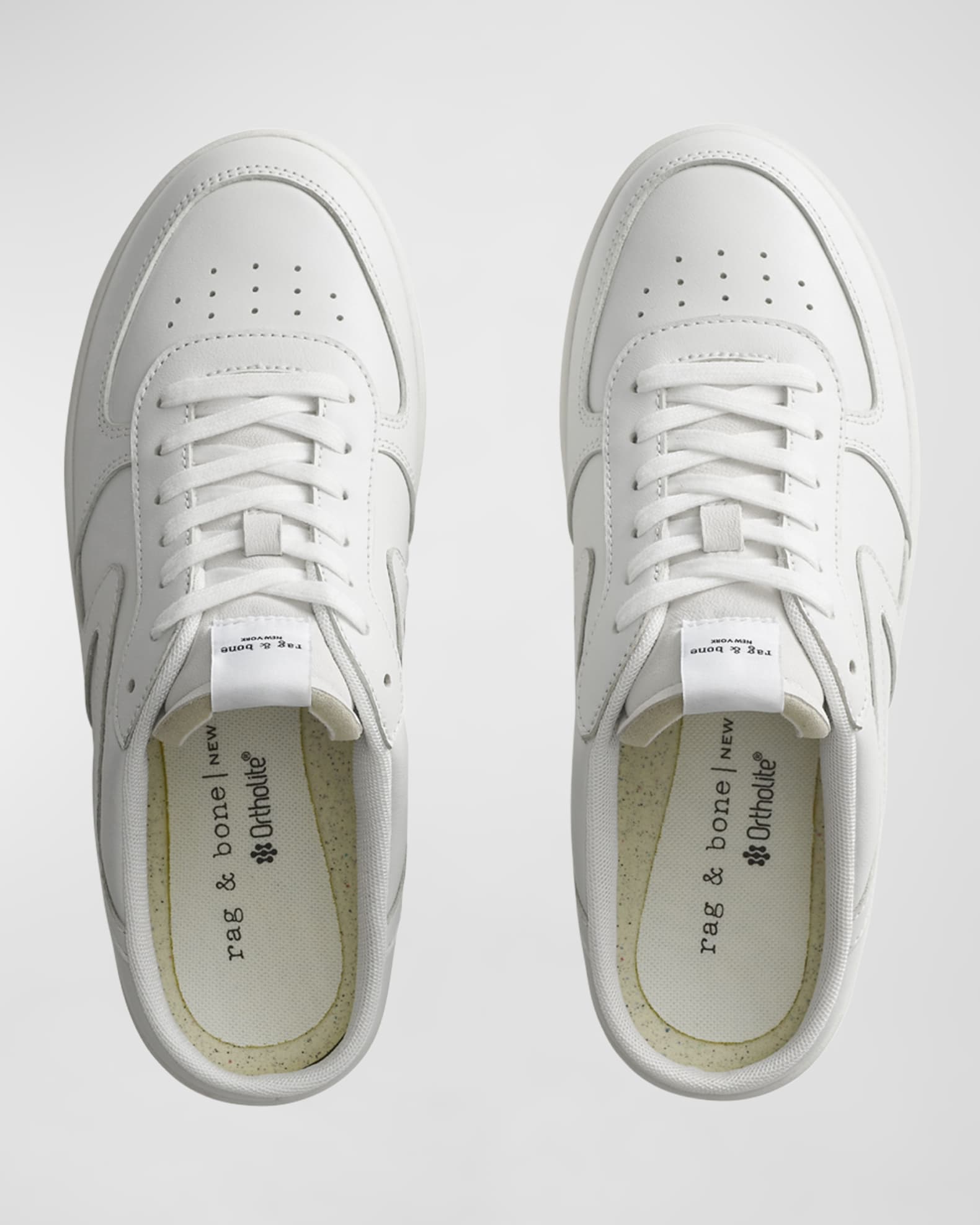 Rag & Bone Retro Calfskin Sneaker Mules | Neiman Marcus