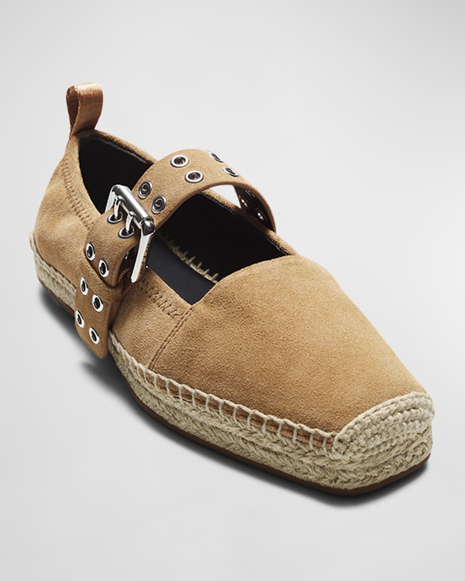 Rag & Bone Anteros Suede Mary Jane Espadrilles | Neiman Marcus