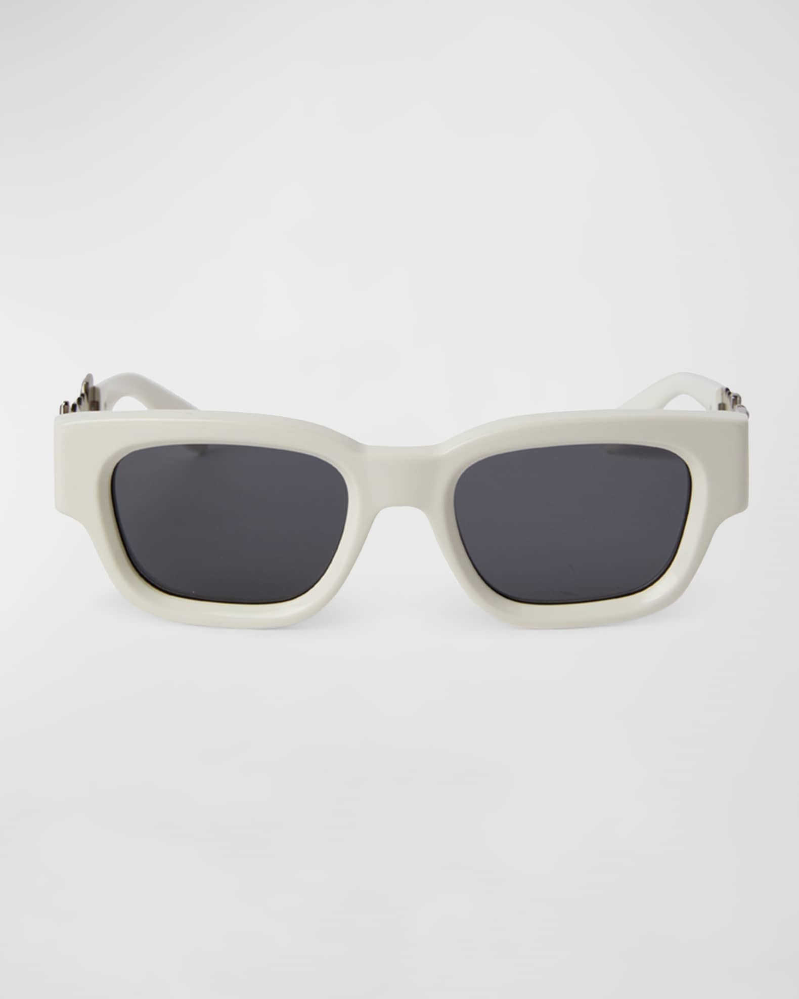 Palm Angels Posey Acetate Rectangle Sunglasses | Neiman Marcus