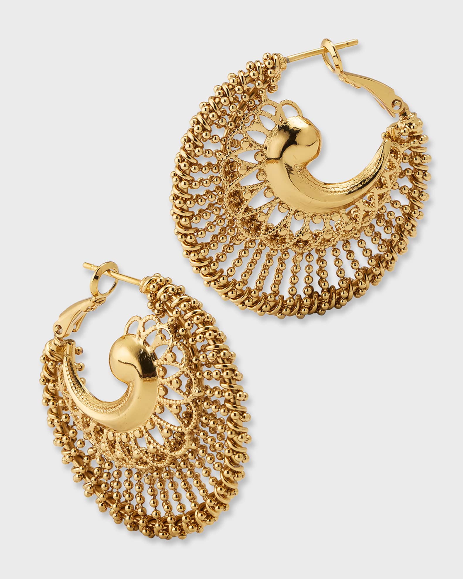 Gas Bijoux Izzia Earrings, Gold | Neiman Marcus