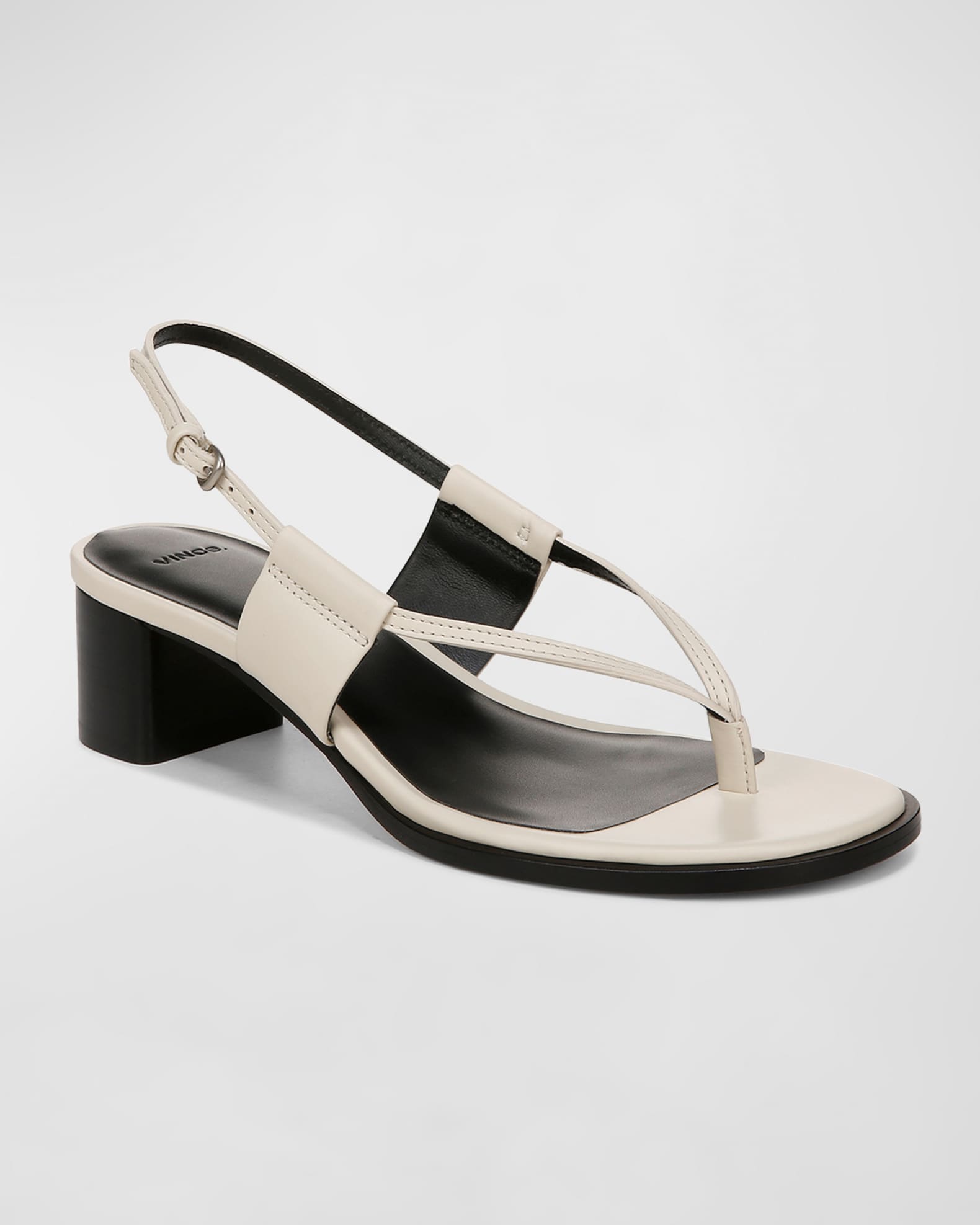 Vince Alina Leather Thong Slingback Sandals | Neiman Marcus