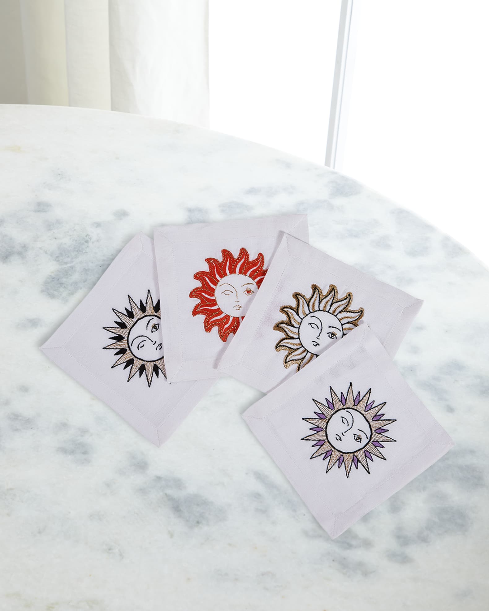 Jonathan Adler Sun Cocktail Napkins, Set of 4 | Neiman Marcus