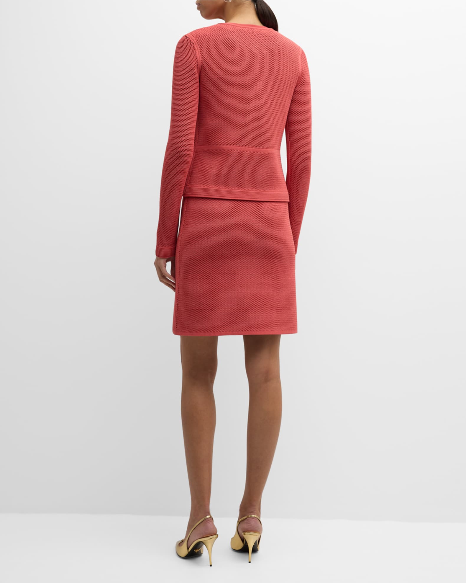 Bi-Tonal Double Face Stretch Mesh Collection | Neiman Marcus