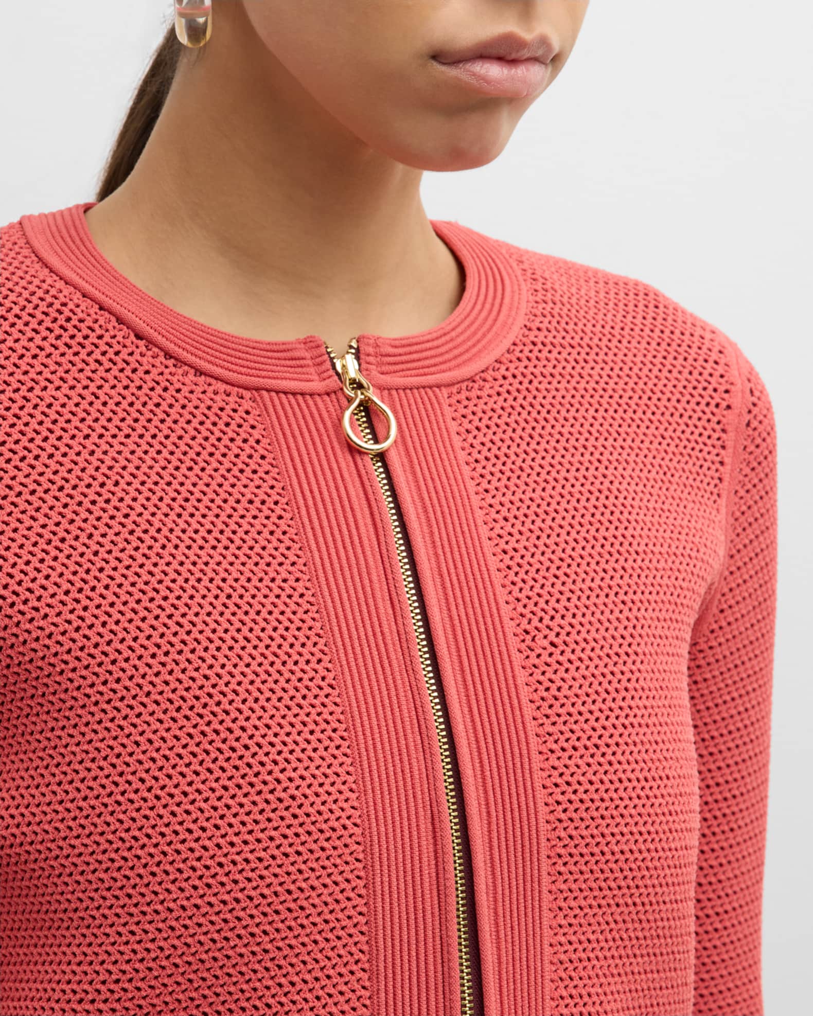 Bi-Tonal Double Face Stretch Mesh Collection | Neiman Marcus