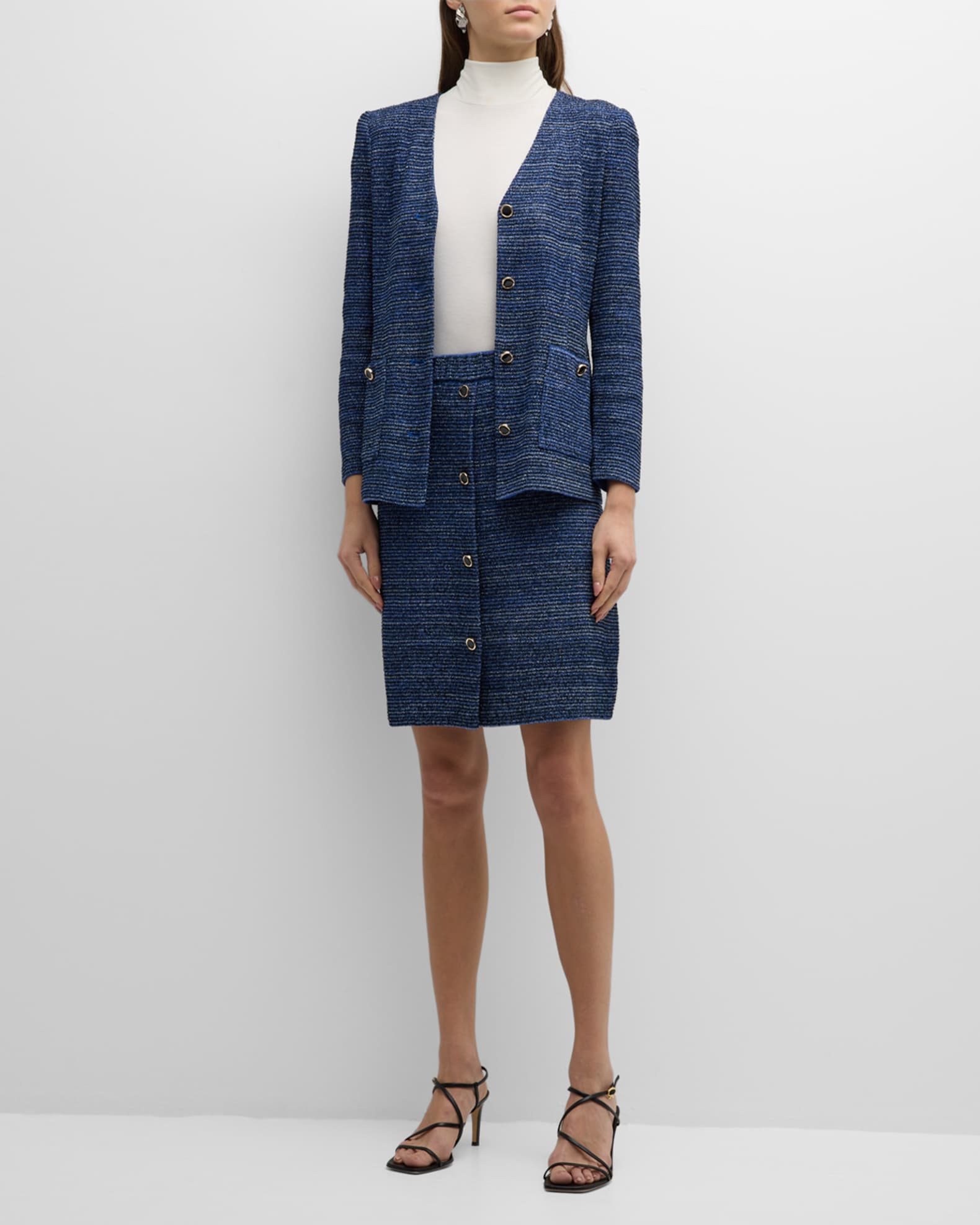 Shimmer Tweed Knit Collection | Neiman Marcus