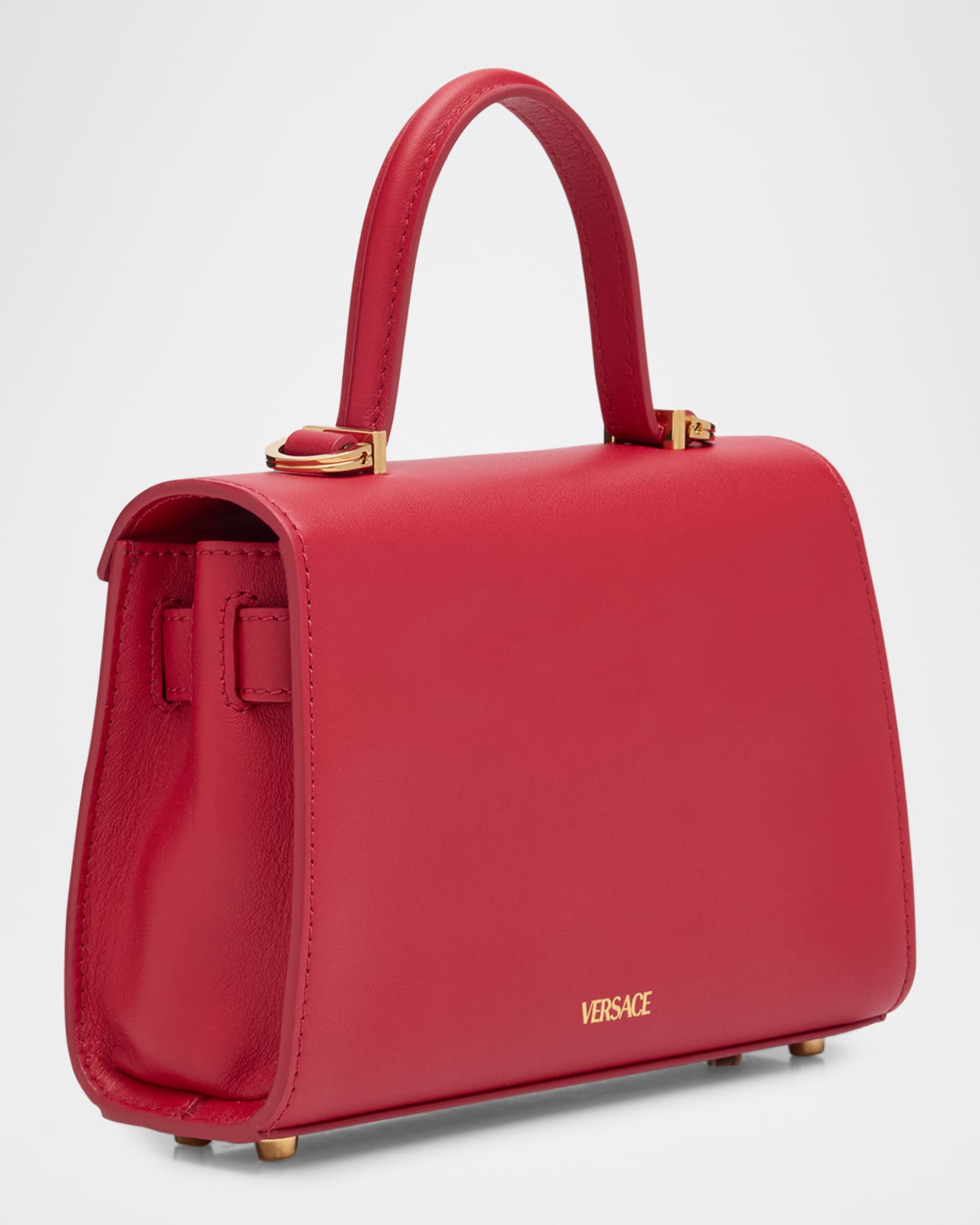 Versace Medusa 95 Small Leather Top-Handle Bag | Neiman Marcus