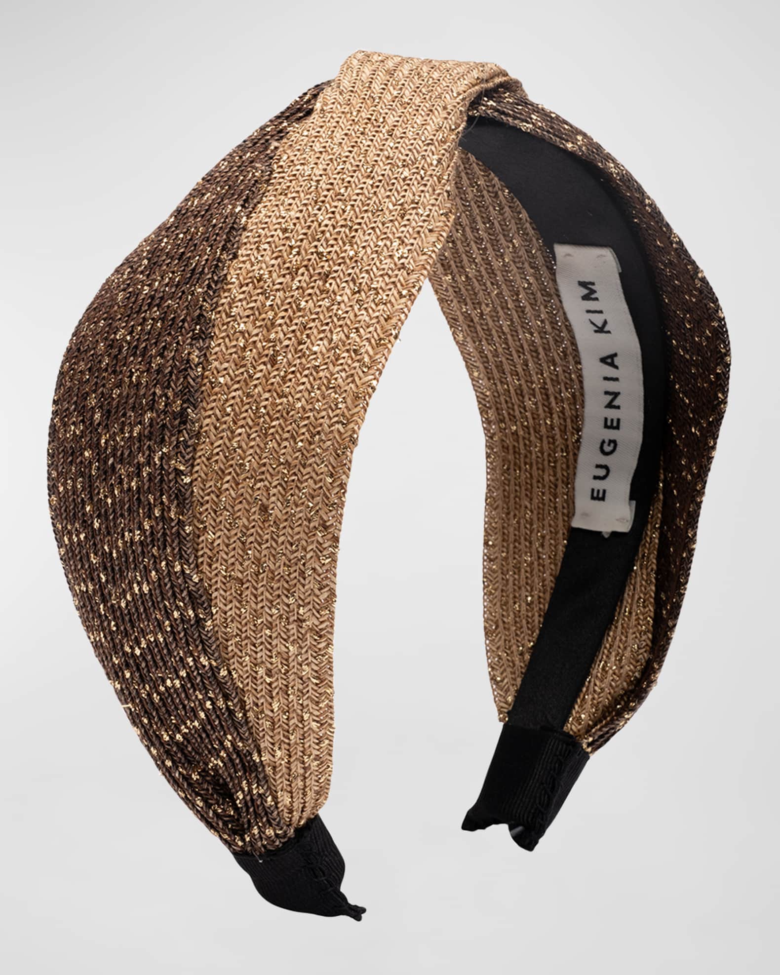 Eugenia Kim Rosanna Two-Tone Metallic Headband | Neiman Marcus