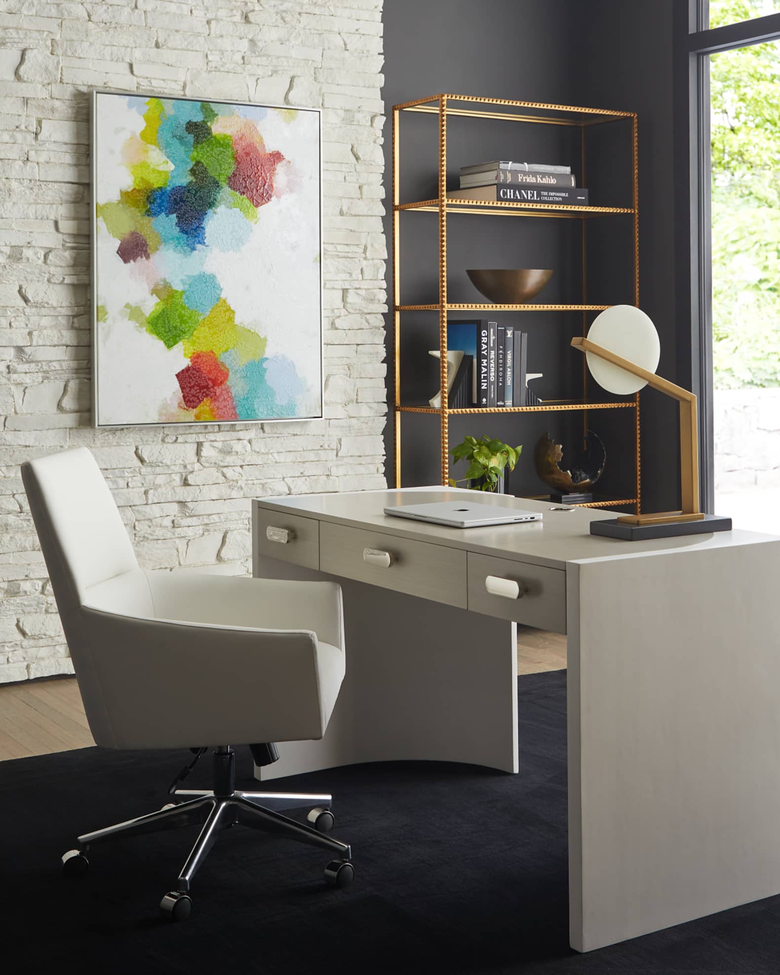 Bernhardt Stratum Writing Desk | Neiman Marcus