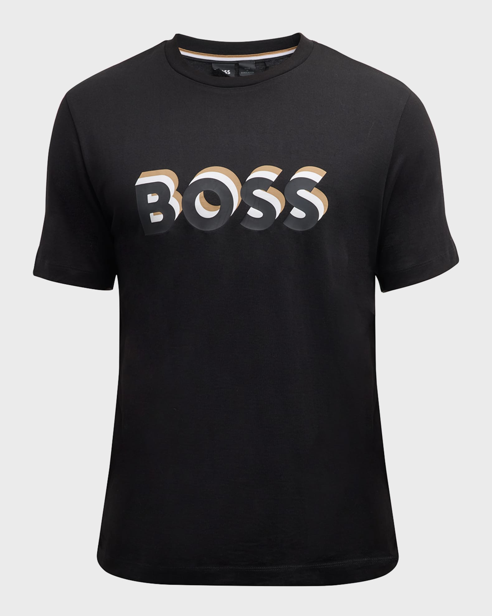 BOSS Men's Logo Crewneck T-Shirt | Neiman Marcus