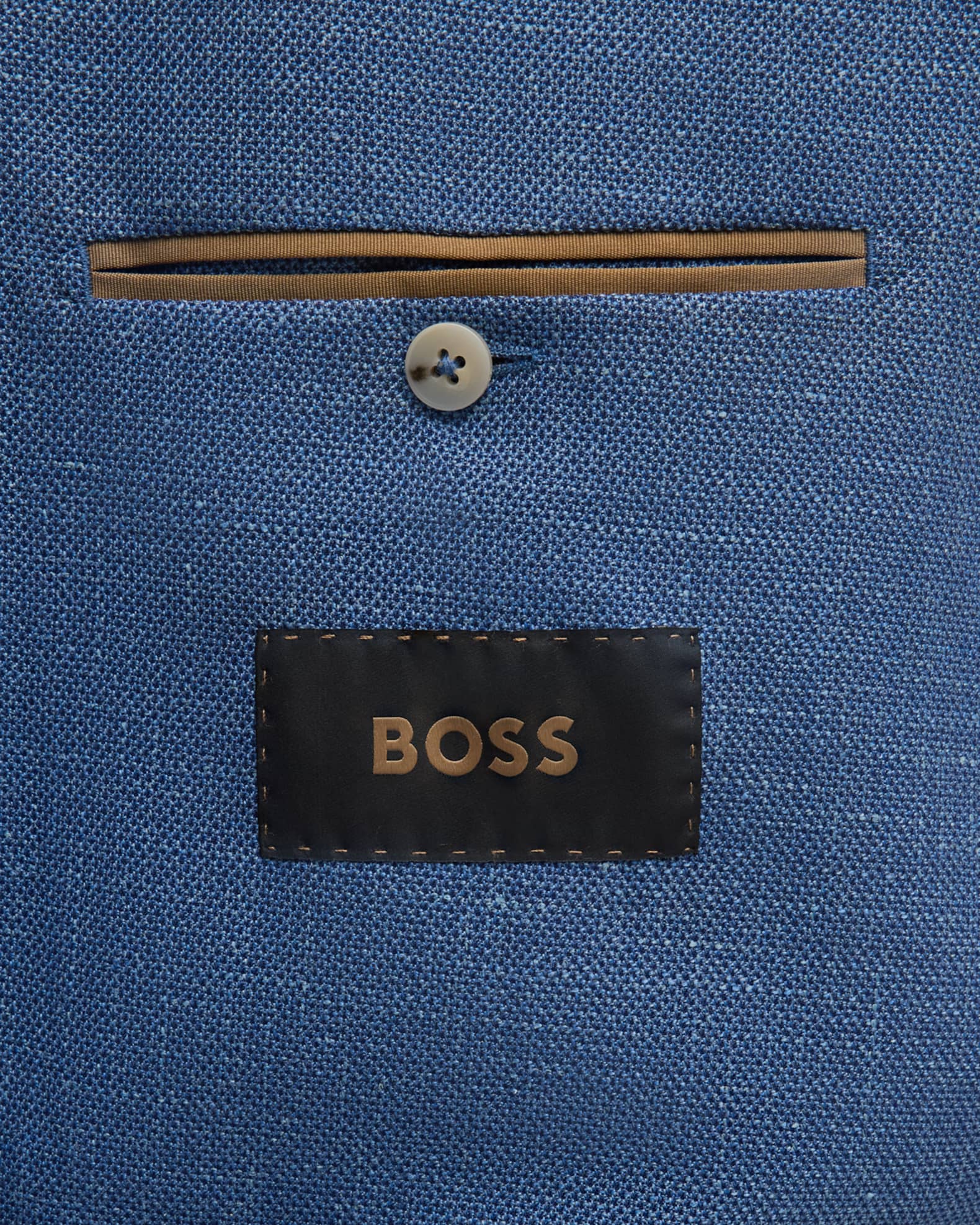 BOSS Camel Men's Wool-Silk Nailhead Two-Button Sport Coat | Neiman Marcus