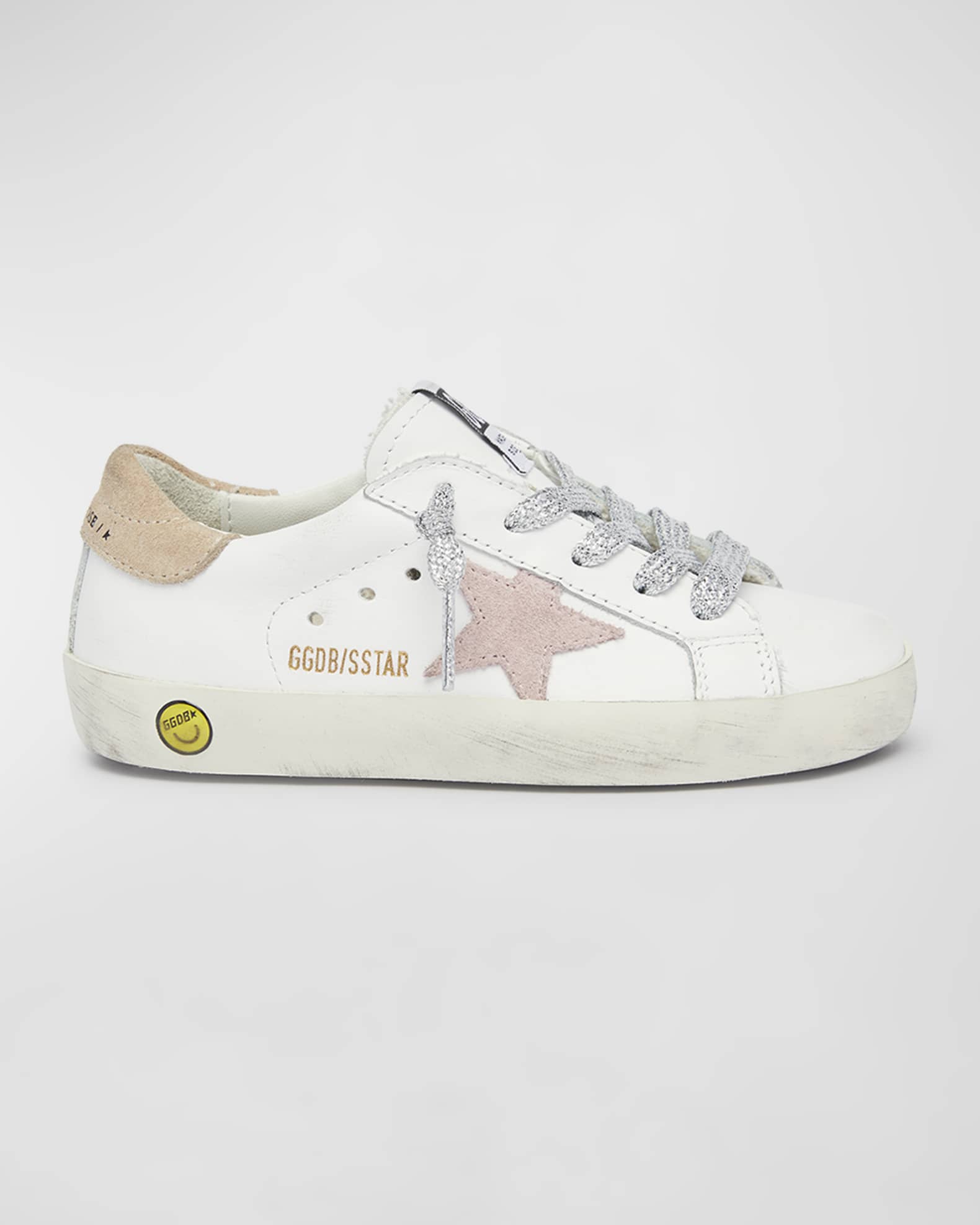 Girl's Suede Super Star Sneakers | Neiman Marcus