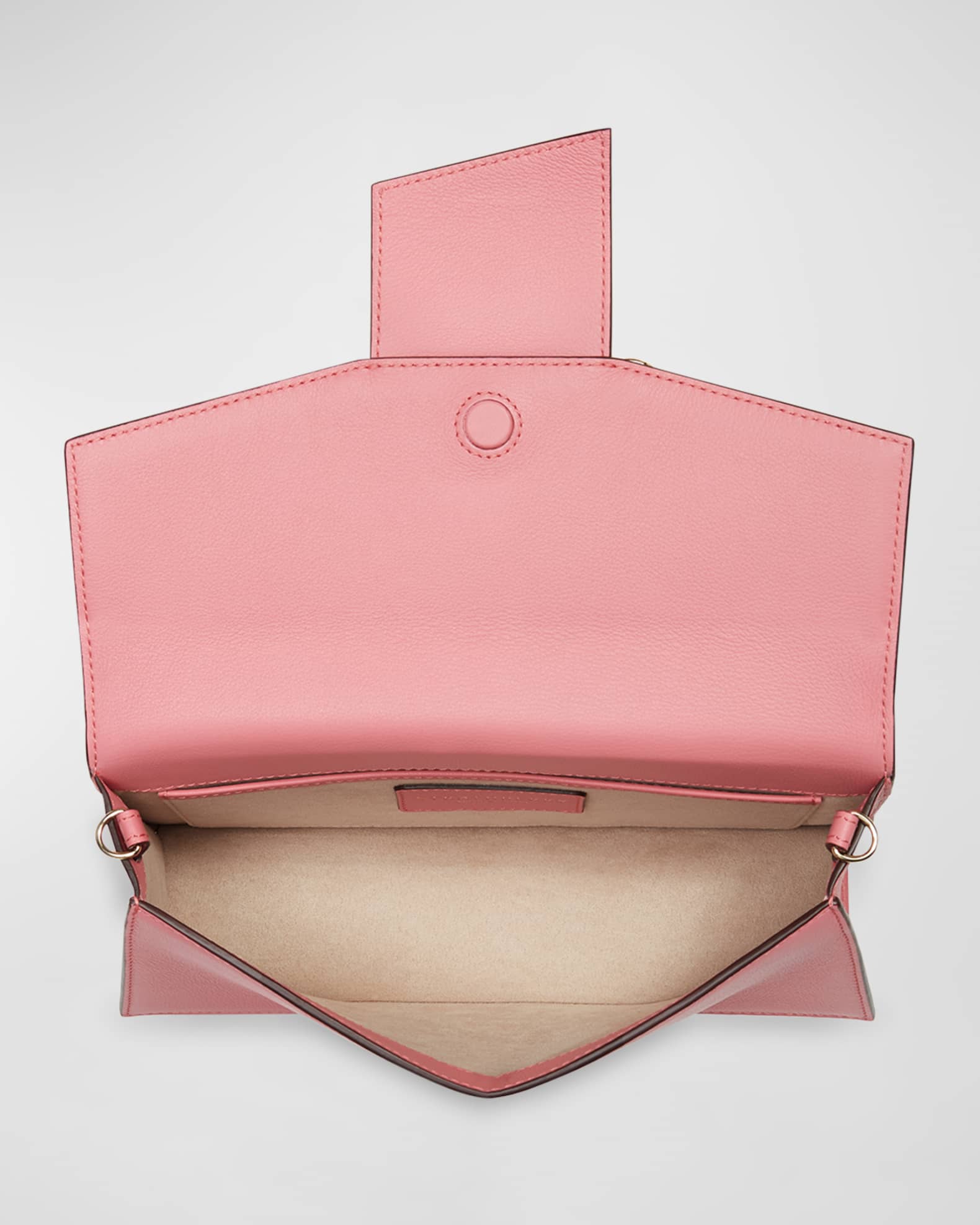 STRATHBERRY Crescent Mini Flap Leather Shoulder Bag | Neiman Marcus