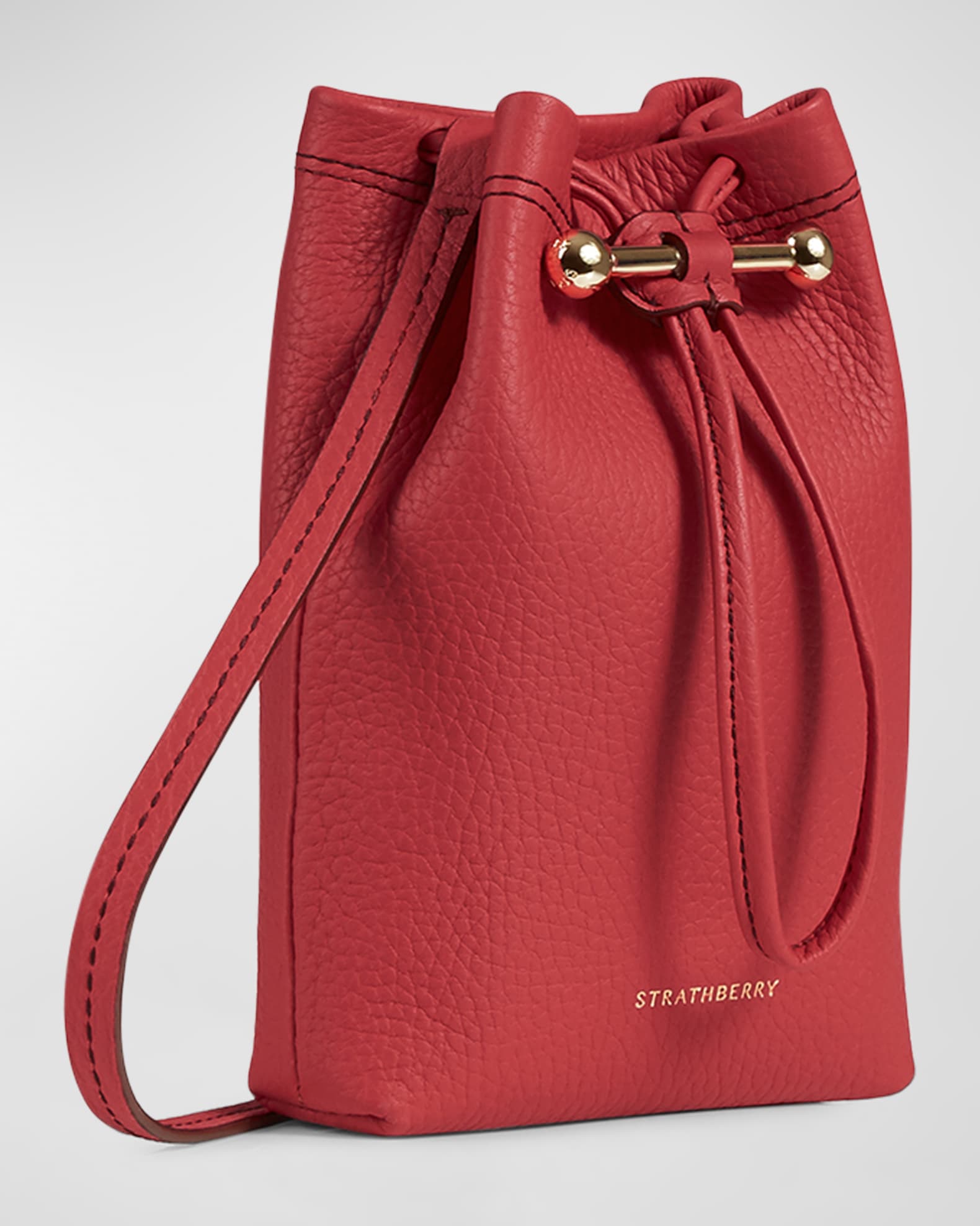 STRATHBERRY Osette Pouch Leather Crossbody Bag | Neiman Marcus