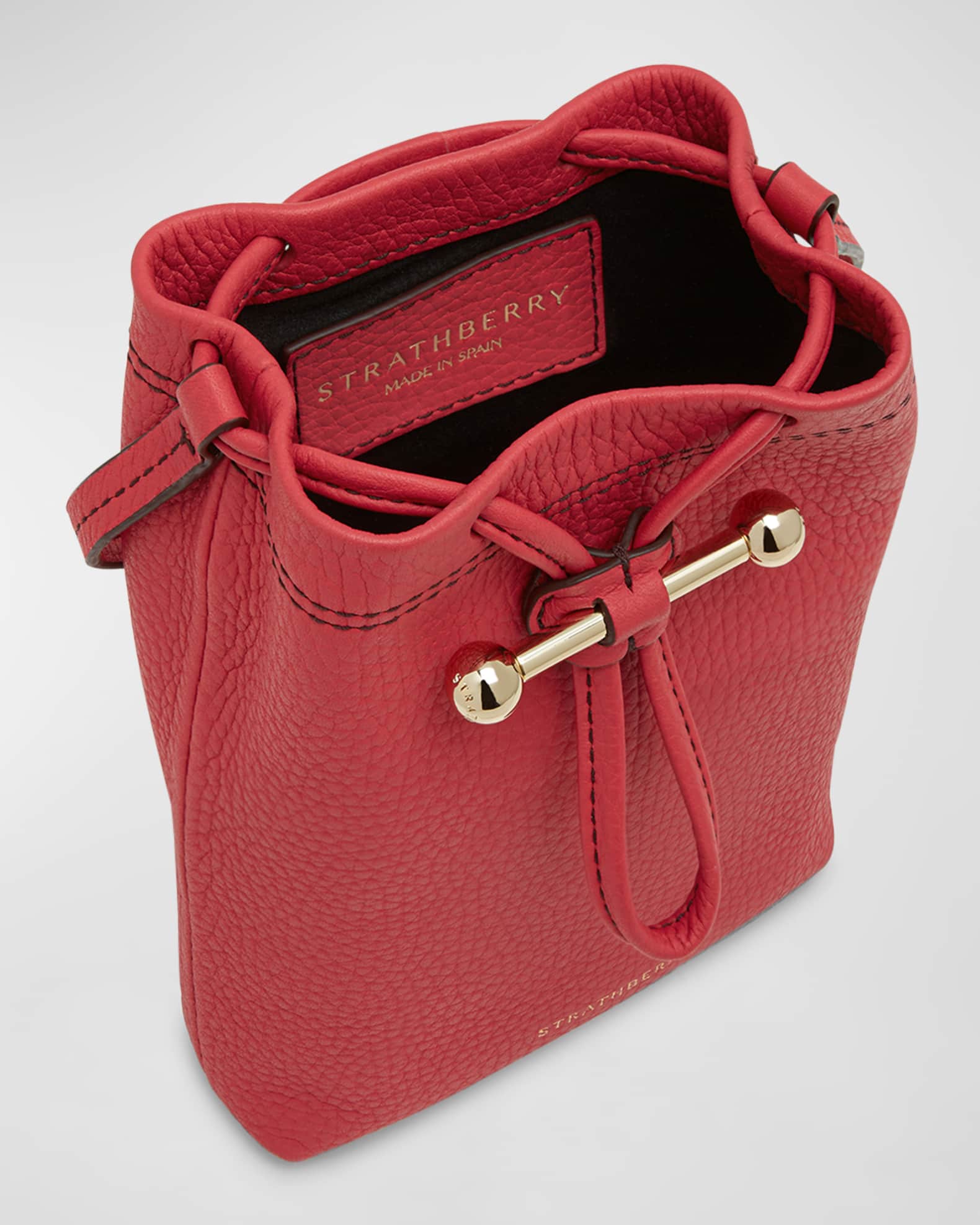 STRATHBERRY Osette Pouch Leather Crossbody Bag | Neiman Marcus