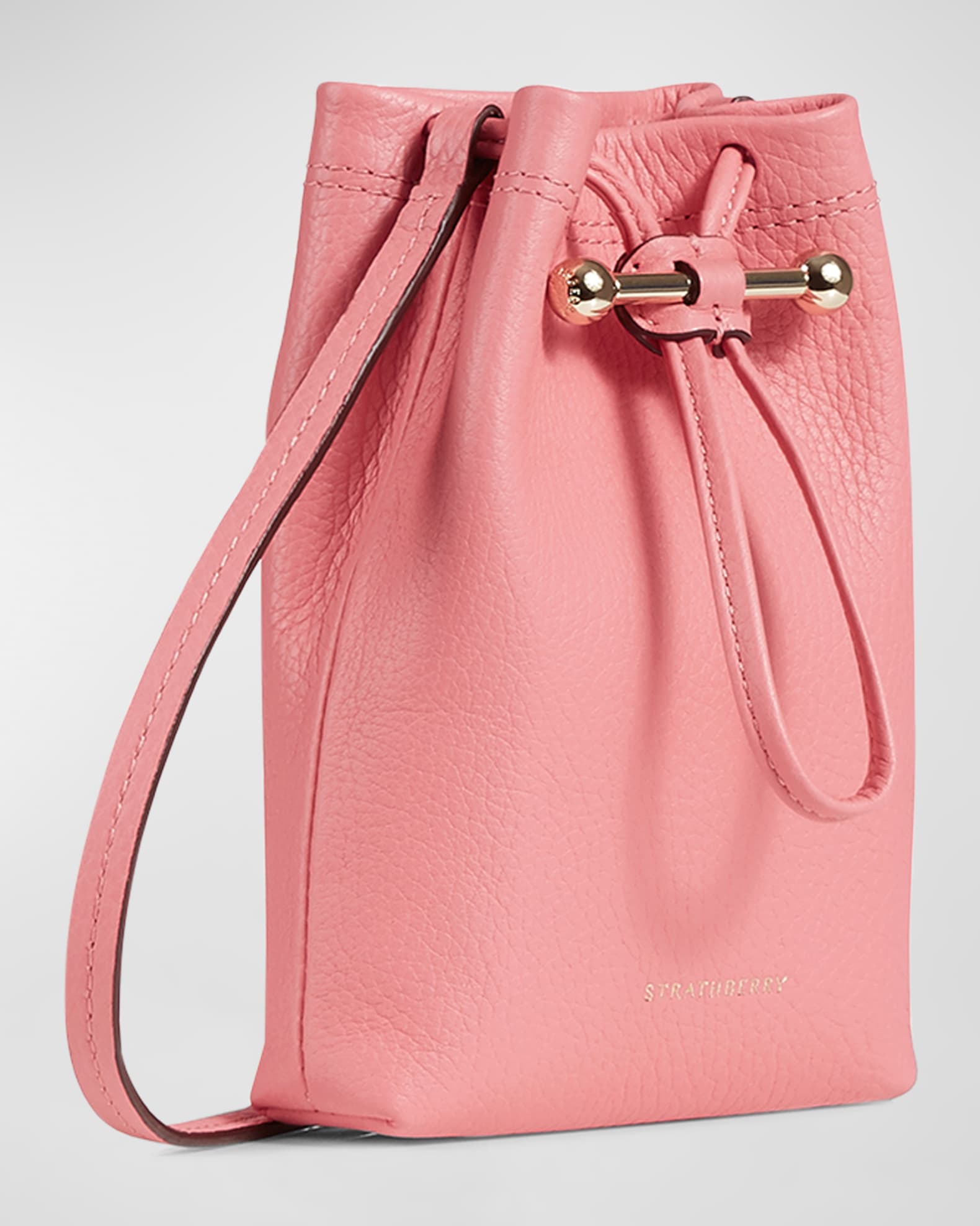 STRATHBERRY Osette Pouch Leather Crossbody Bag | Neiman Marcus