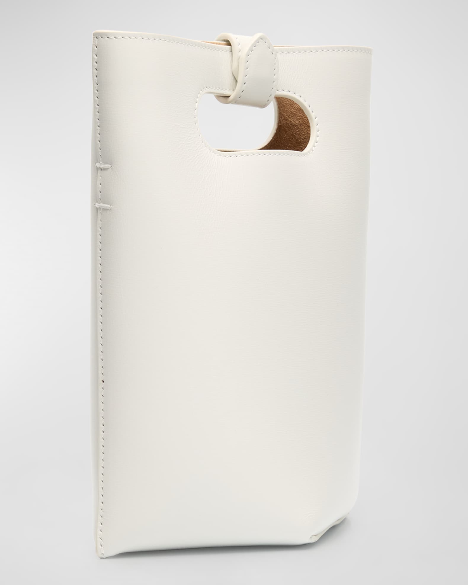 ALAIA Folded Small Bag in Leather | Neiman Marcus