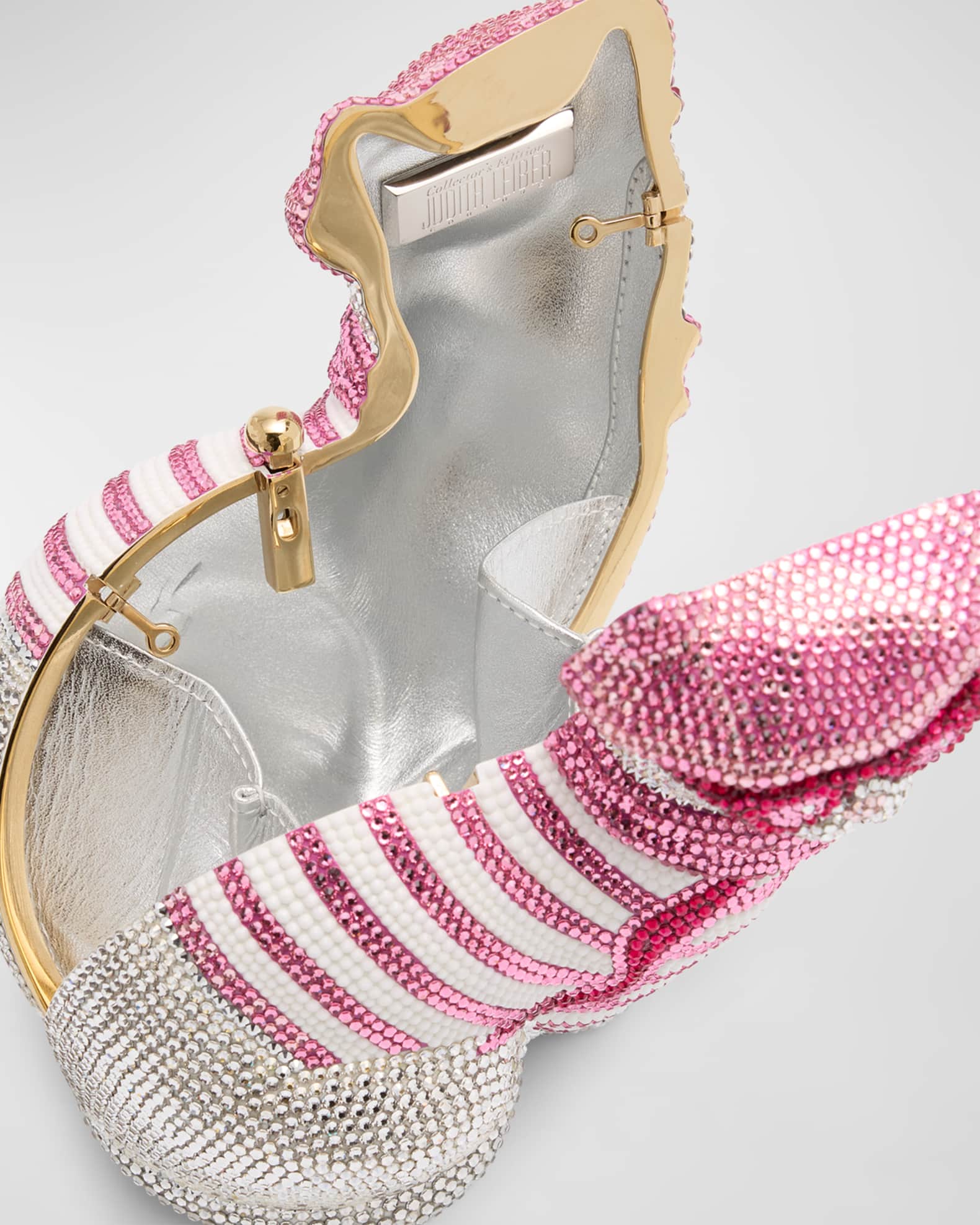 Judith Leiber Couture Cat with Beret Crystal Clutch Bag | Neiman Marcus