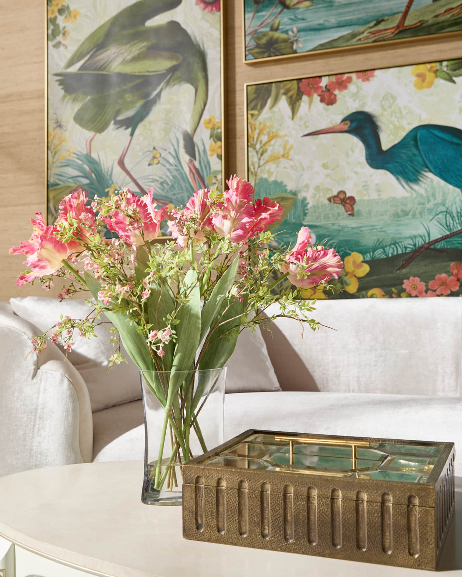 John-Richard Collection Sherbert Delight 25" Faux Floral Arrangement in ...