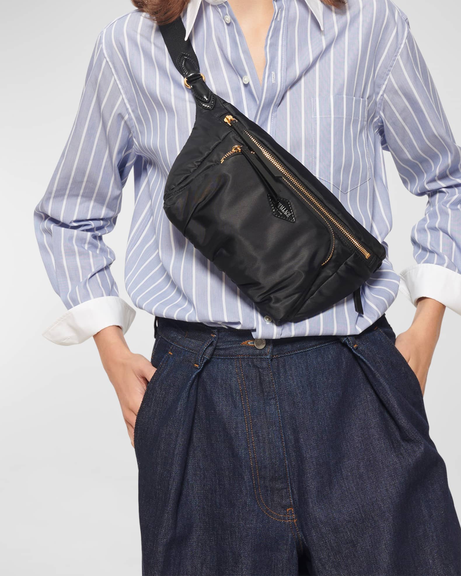 MZ WALLACE Chelsea Zip Nylon Belt Bag | Neiman Marcus