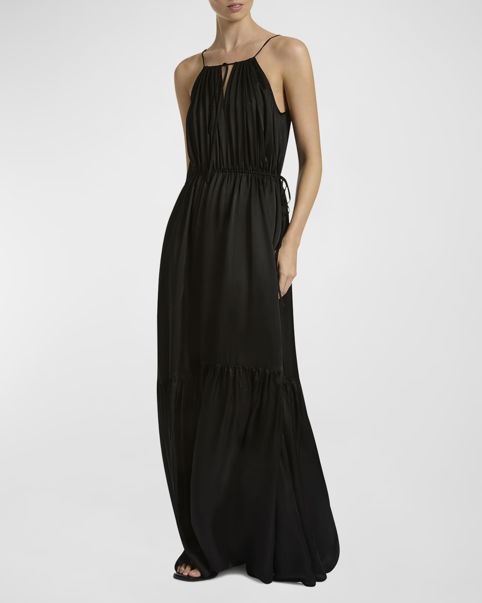 JETS Australia Drawcord Maxi Dress | Neiman Marcus
