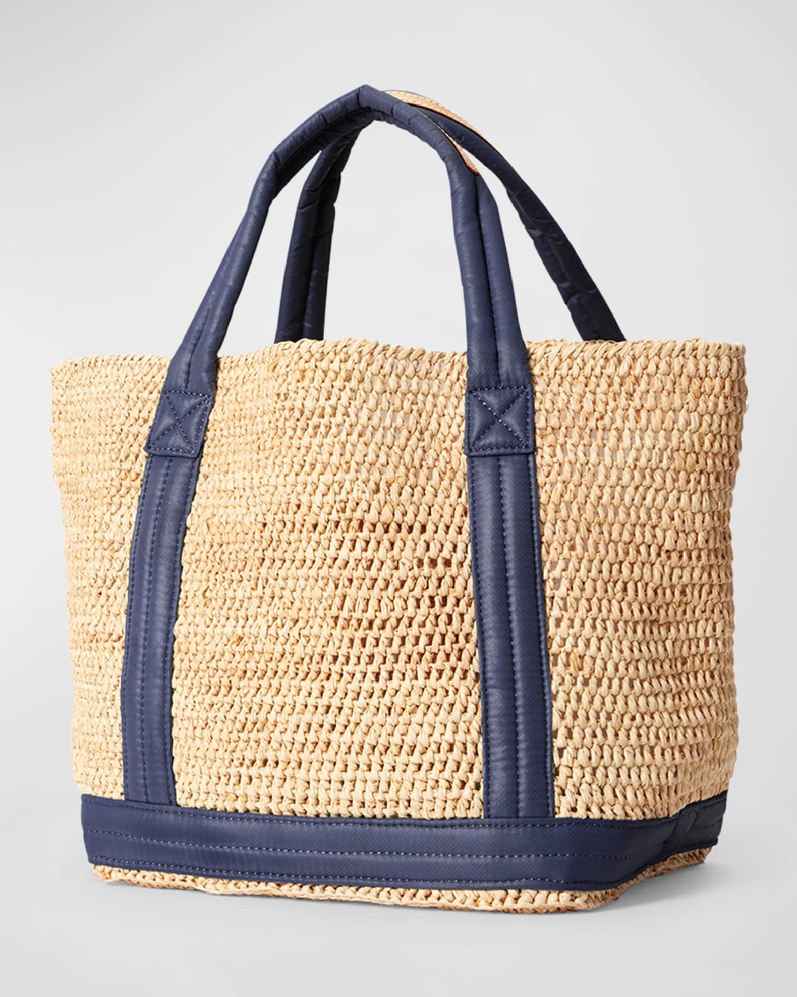 MZ WALLACE Small Raffia Tote Bag | Neiman Marcus