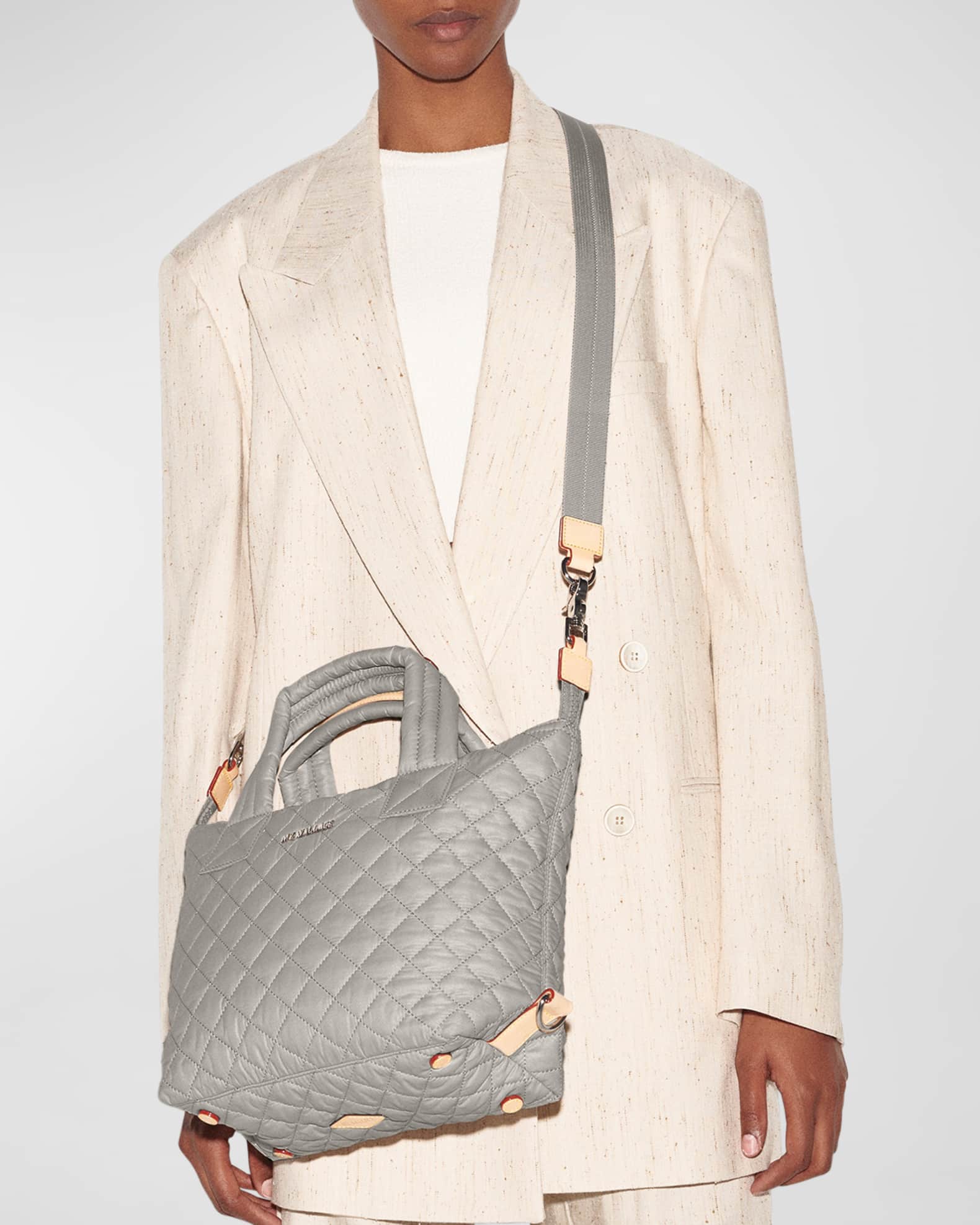 MZ WALLACE Sutton Deluxe Small Quilted Top-Handle Bag | Neiman Marcus