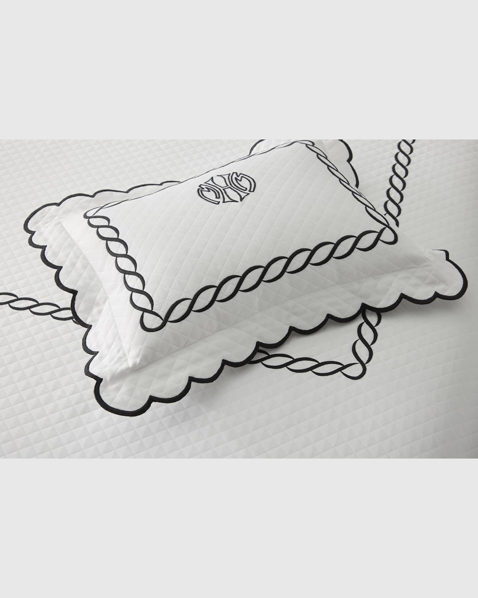 Classic Chain Scallop Bedding Collection | Neiman Marcus