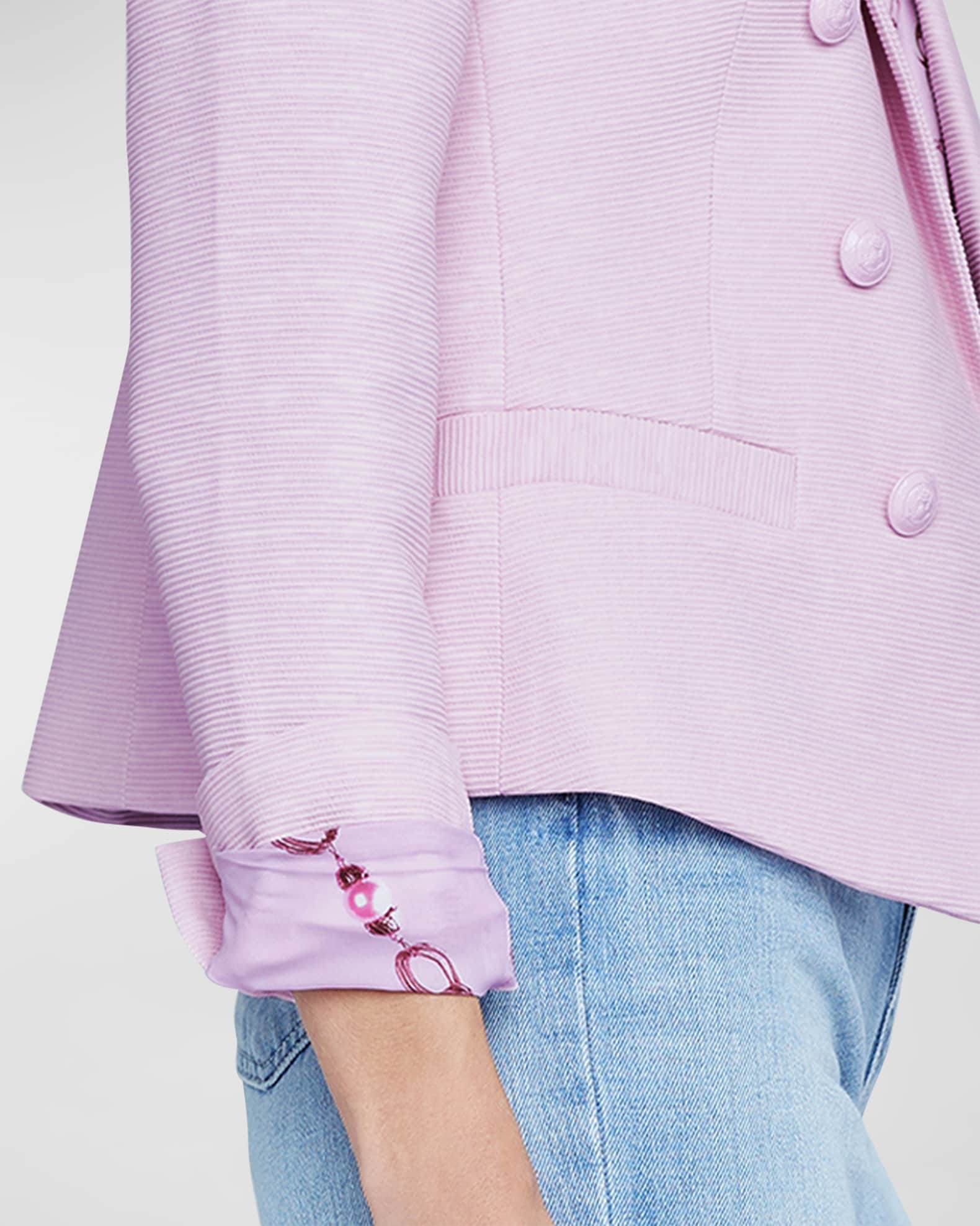 L'Agence Brooke Open-Front Blazer | Neiman Marcus