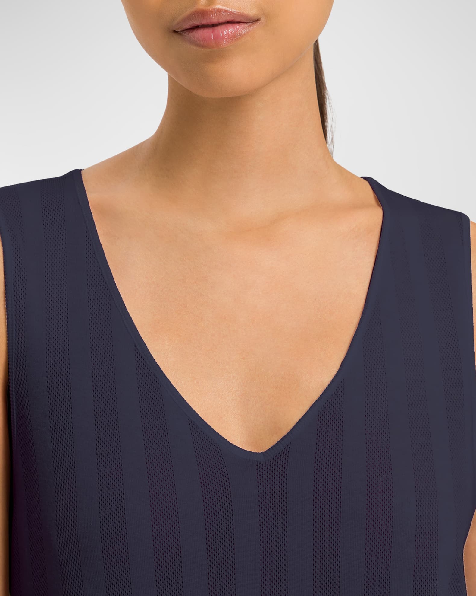 Hanro Simone Sleeveless Striped Pajama Set | Neiman Marcus