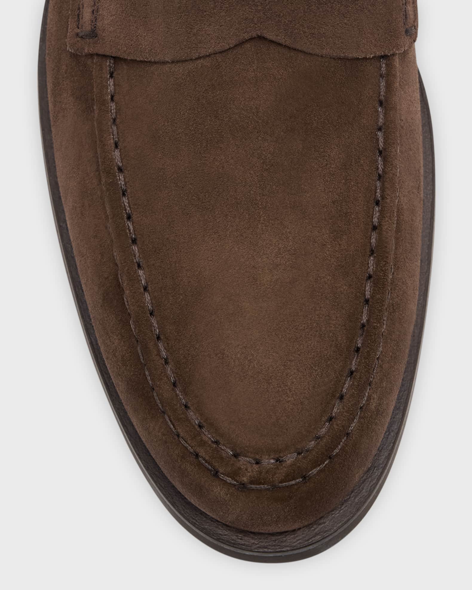Tod's Men's Suede Mocassin Penny Loafers | Neiman Marcus