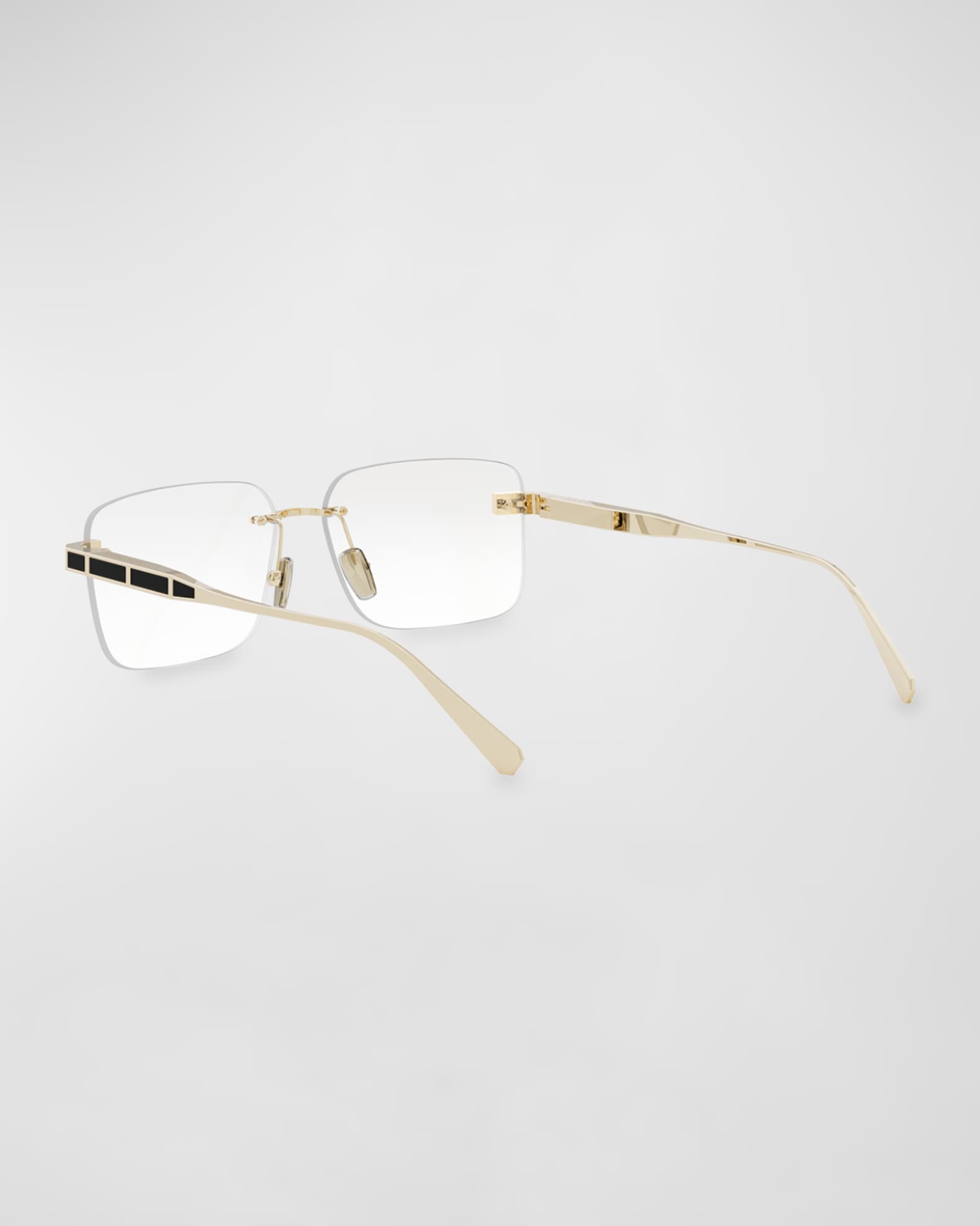 BVLGARI Octo Rectangular Eyeglasses | Neiman Marcus
