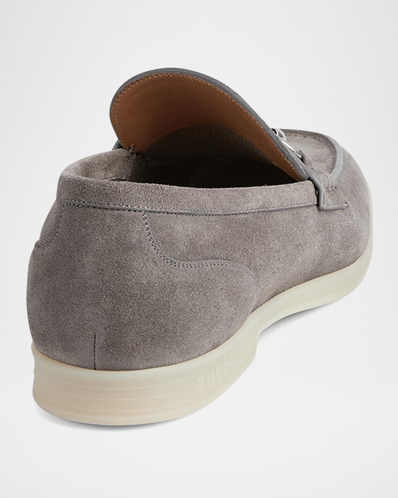 Gucci Men's Konrad Suede Bit Loafers | Neiman Marcus