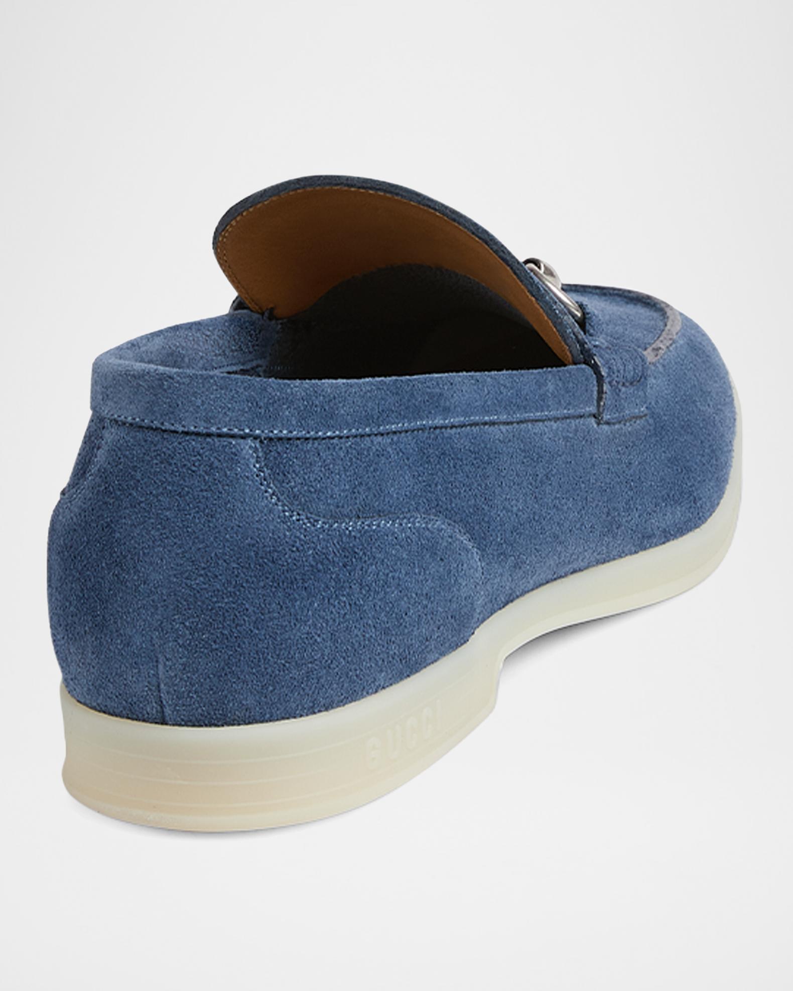Gucci Men's Konrad Suede Bit Loafers | Neiman Marcus