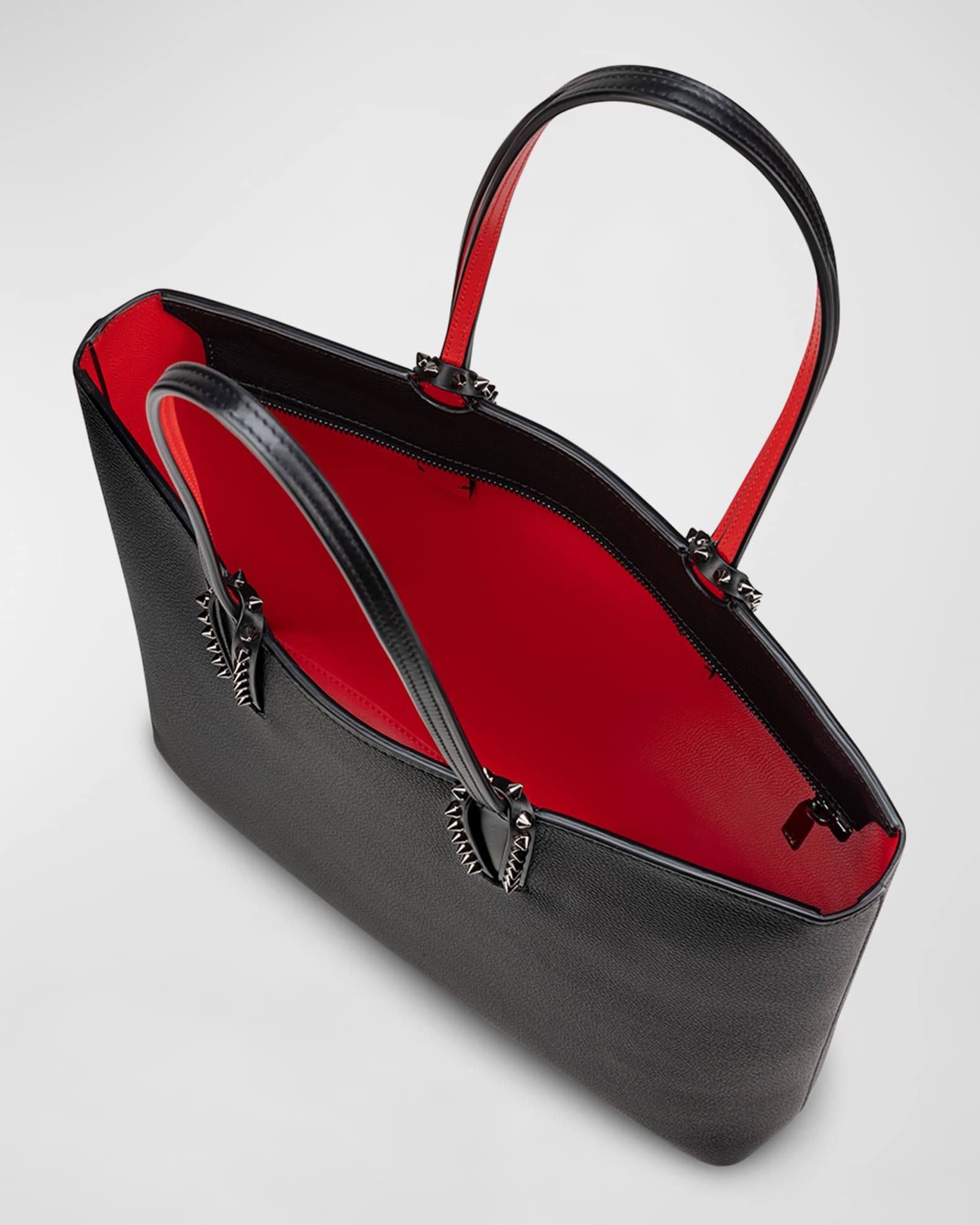 Christian Louboutin Cabata Zipped NS Tote in Leather | Neiman Marcus