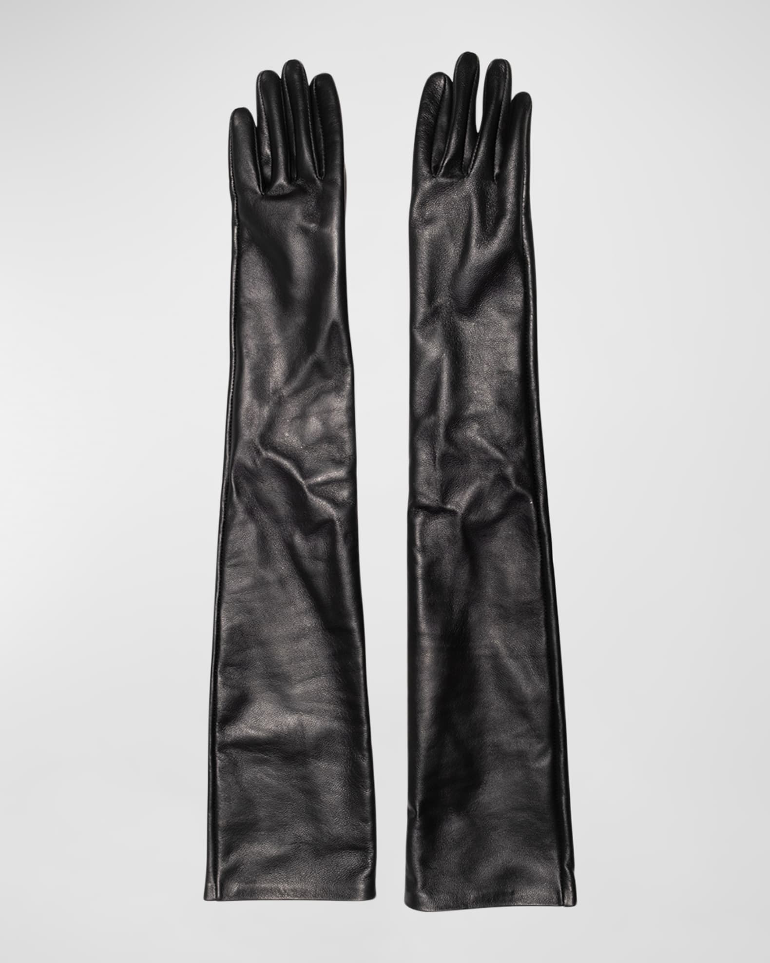Eugenia Kim Cruella Leather Opera Gloves | Neiman Marcus