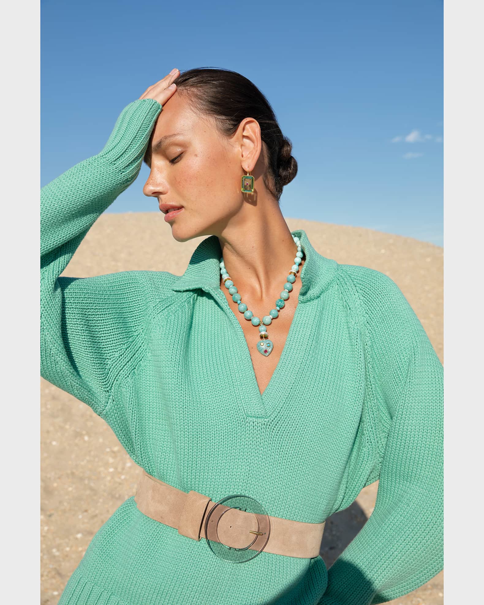 Lizzie Fortunato Rincon Heart Necklace | Neiman Marcus