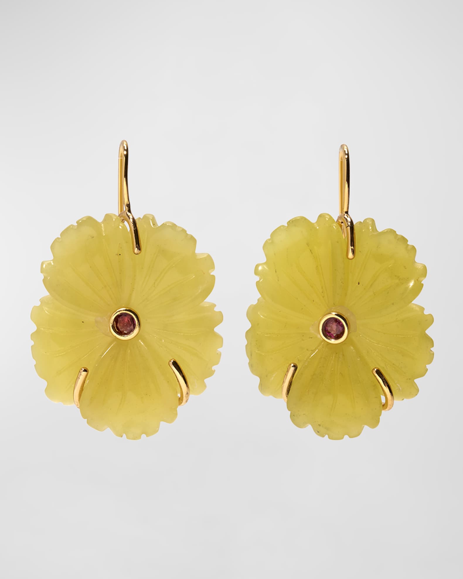 Lizzie Fortunato NEW BLOOM EARRINGS IN CANARY | Neiman Marcus