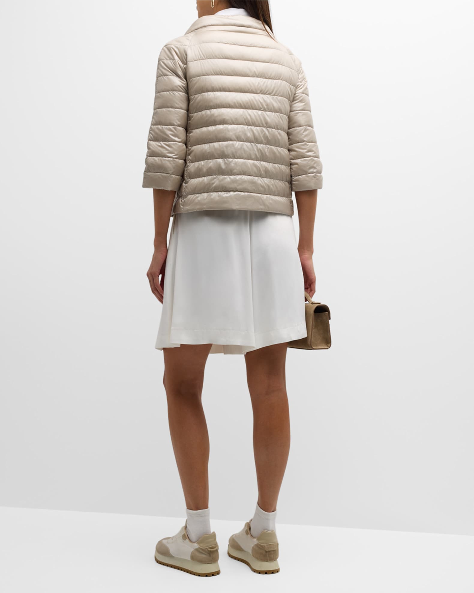 Herno Reversible Nylon Ultralight Puffer Cape | Neiman Marcus